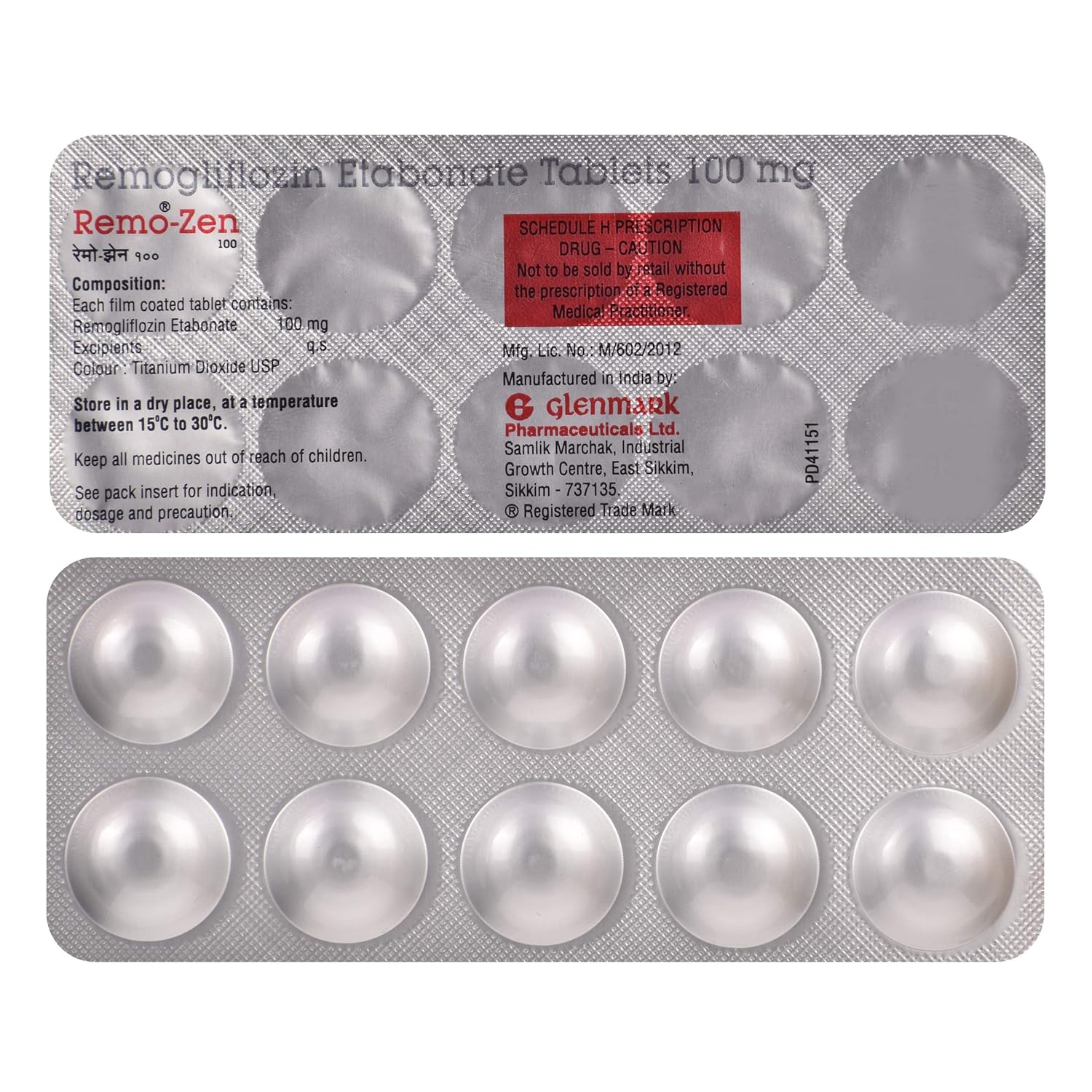 Remo-Zen 100 - Strip of 10 Tablets : Amazon.in: Health & Personal Care