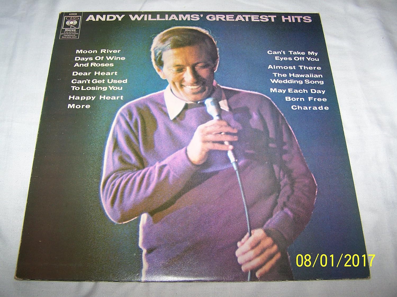 Andy Williams' Greatest Hits - LP: Amazon.co.uk: CDs & Vinyl