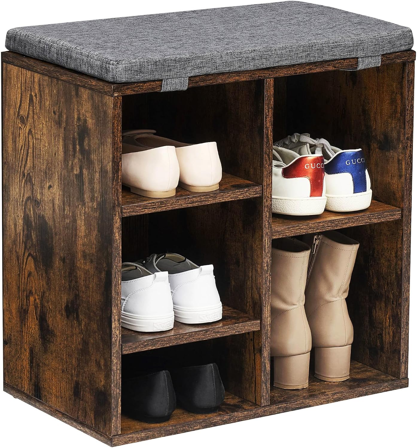 Amazon.com: HODAKOOK 20in Shoe Bench Entryway with Storage, Shoe Rack ...