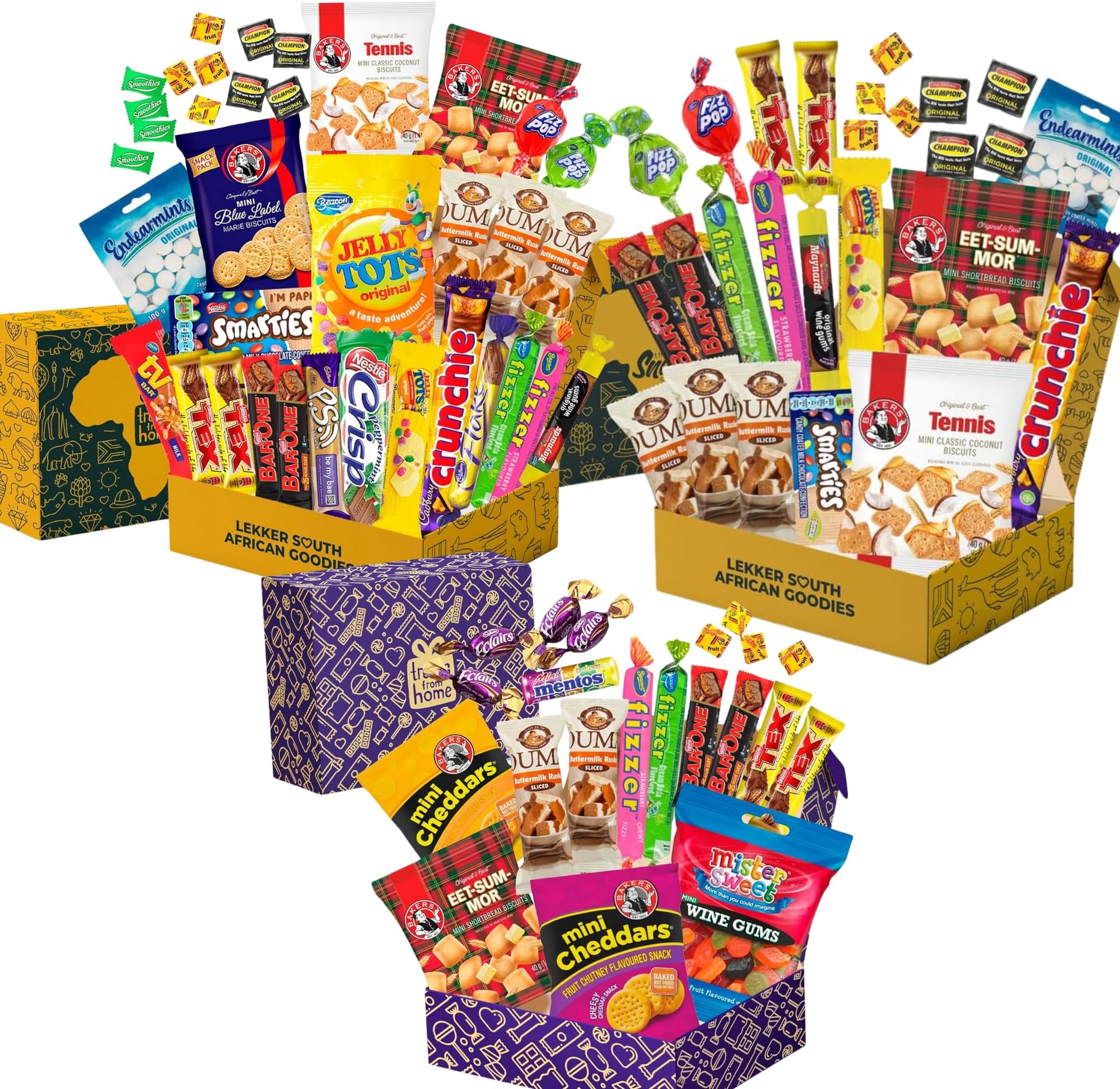 Amazon.com: South African Snack & Candy Bundle: Ouma Rusks, Smarties ...