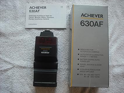 Amazon.com : Achiever 630AF Dedicated Flash for Nikon AF Cameras : On ...