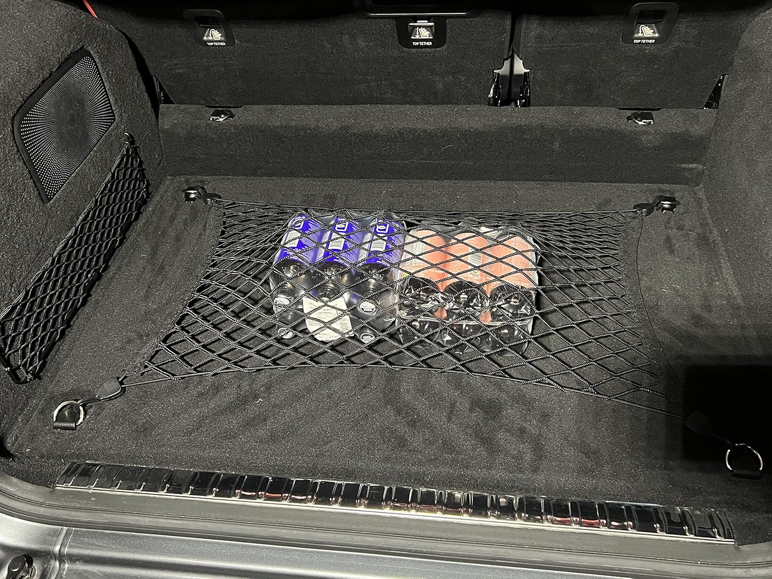 Amazon.com: Floor Style Automotive Elastic Trunk Mesh Cargo Net for ...