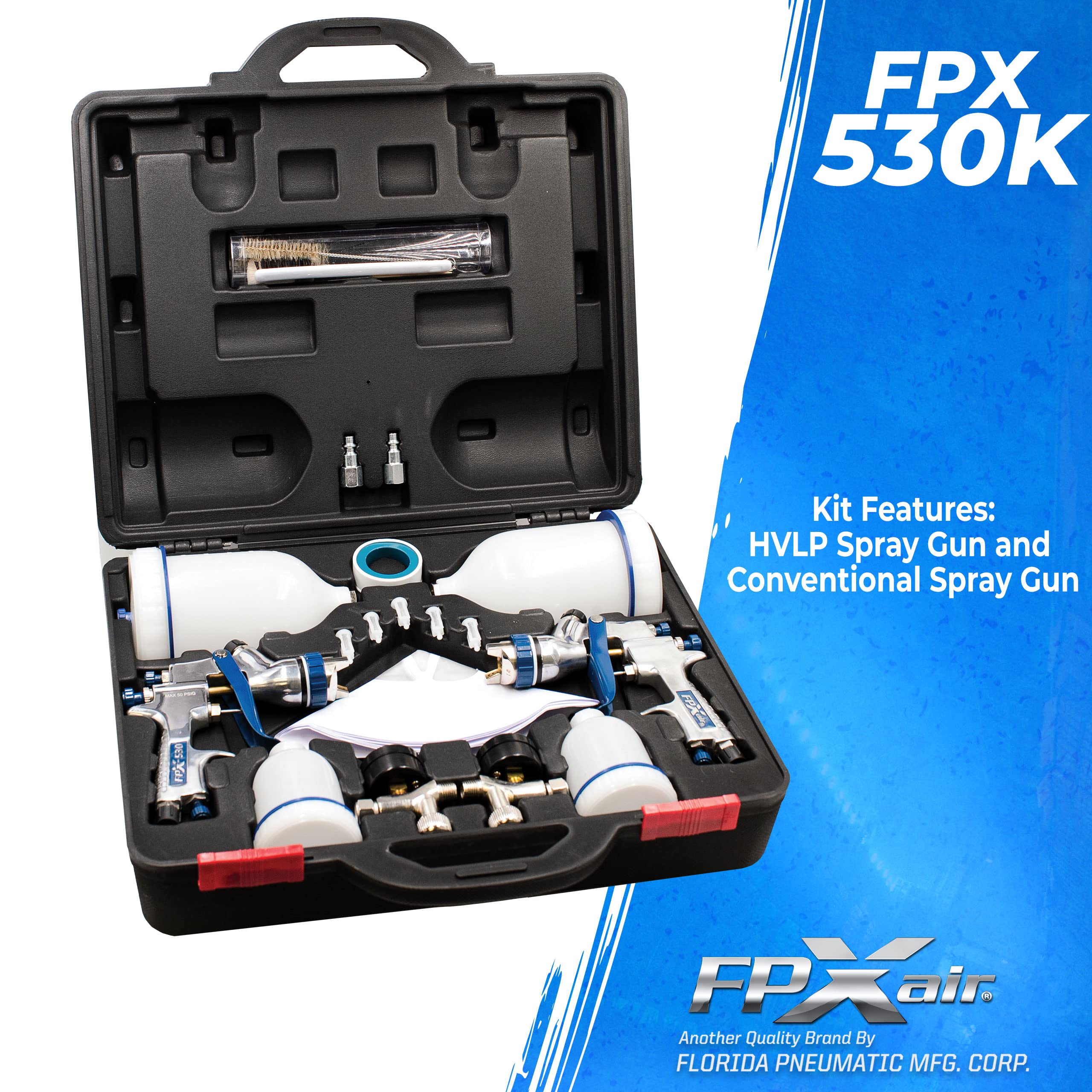 FPXAIR Gravity Feed HVLP Spray Gun Kit: FPX-535K, Home Improvement ...