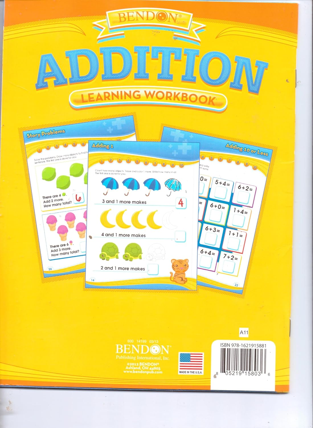 Bendon Addition Learning Workbook: Bendon: 9781621915881: Amazon.com: Books