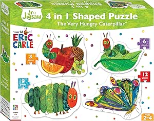 The Very Hungry Caterpillar 4-in-1 Shaped Puzzle Set – Multi-Level ...