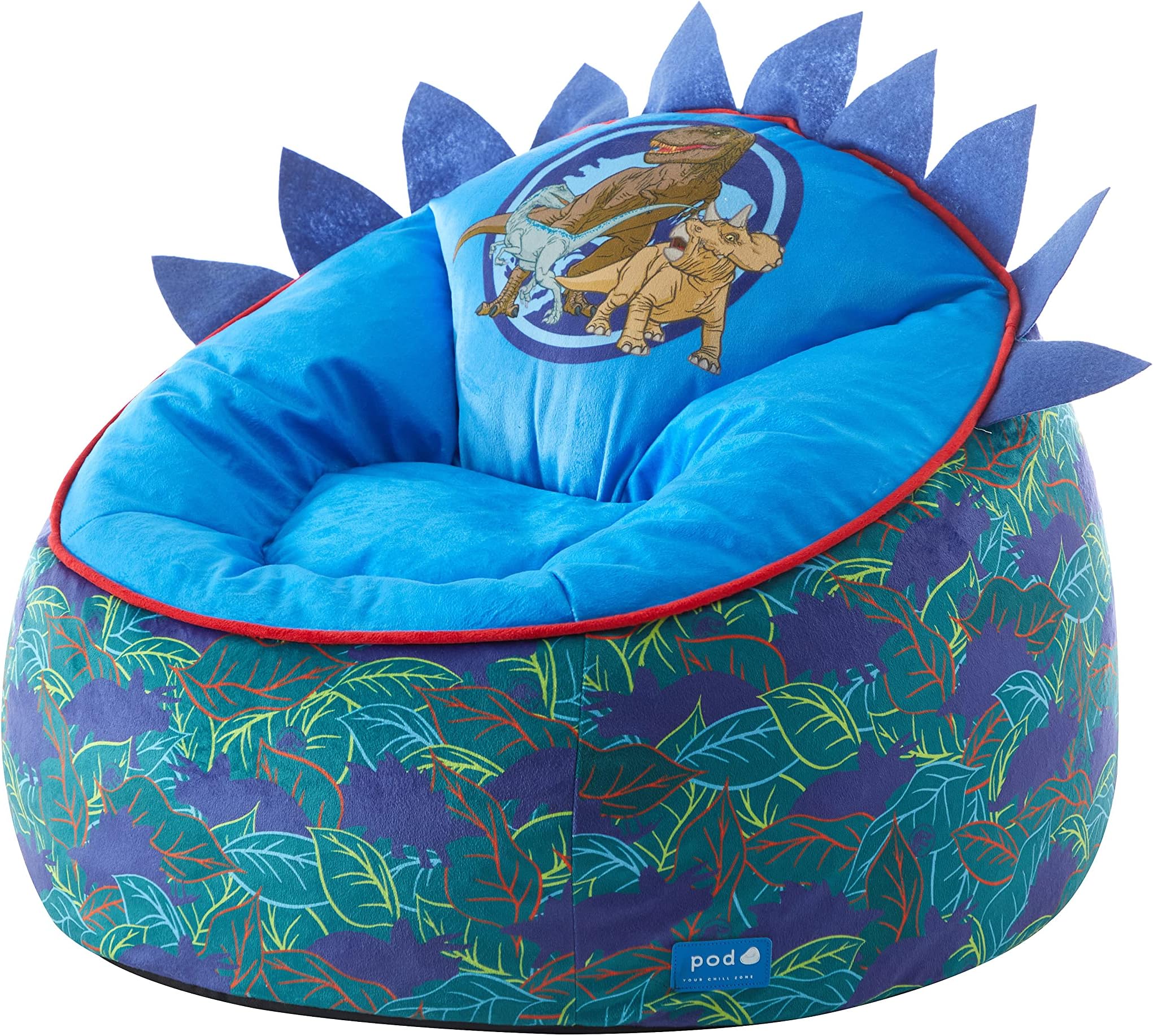 Amazon.com: Idea Nuova Jurassic World Hillside by pod Plush Kids Bean ...