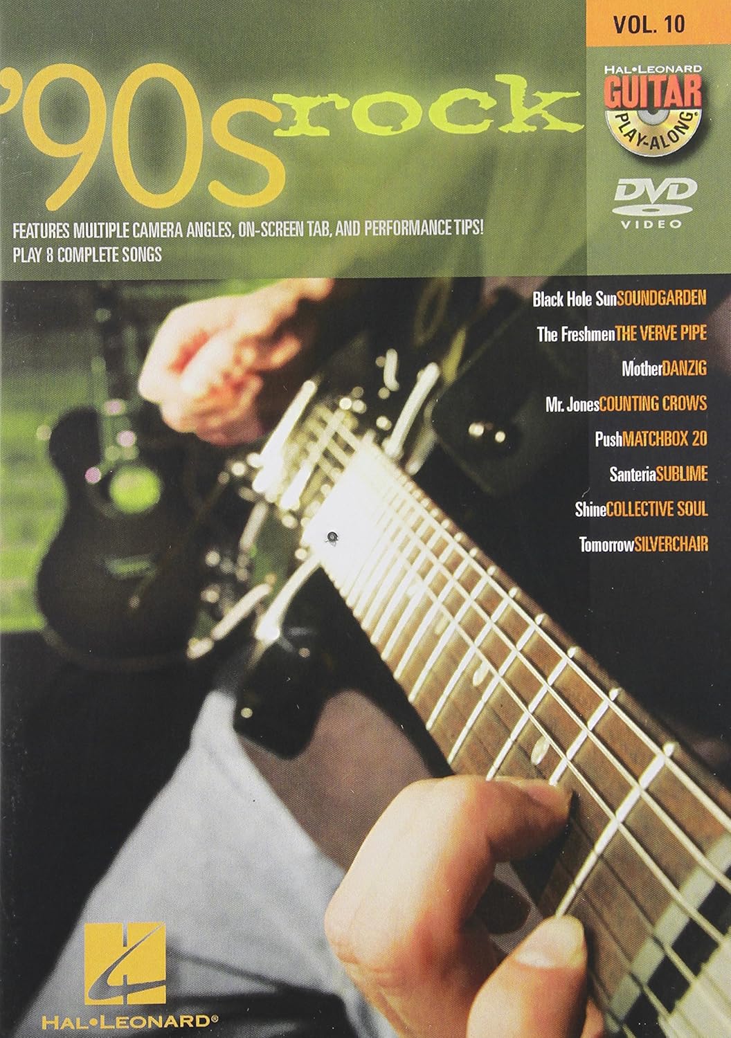 Amazon.com: '90s Rock - Guitar Play-Along DVD Volume 10 : Various, Hal ...