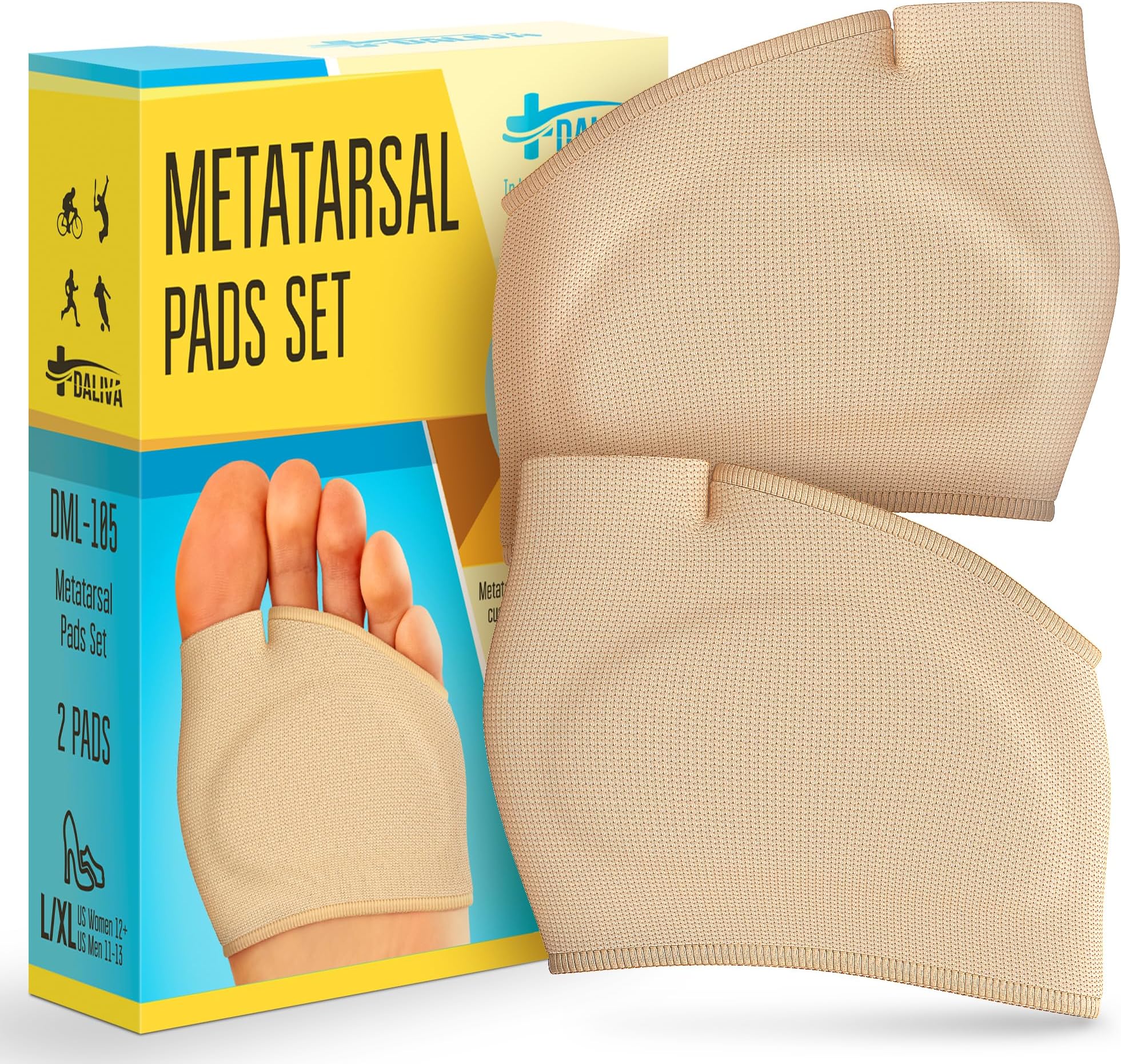 Amazon.com: Metatarsal Pads - Ball of Foot Cushions - Foot Pads for ...
