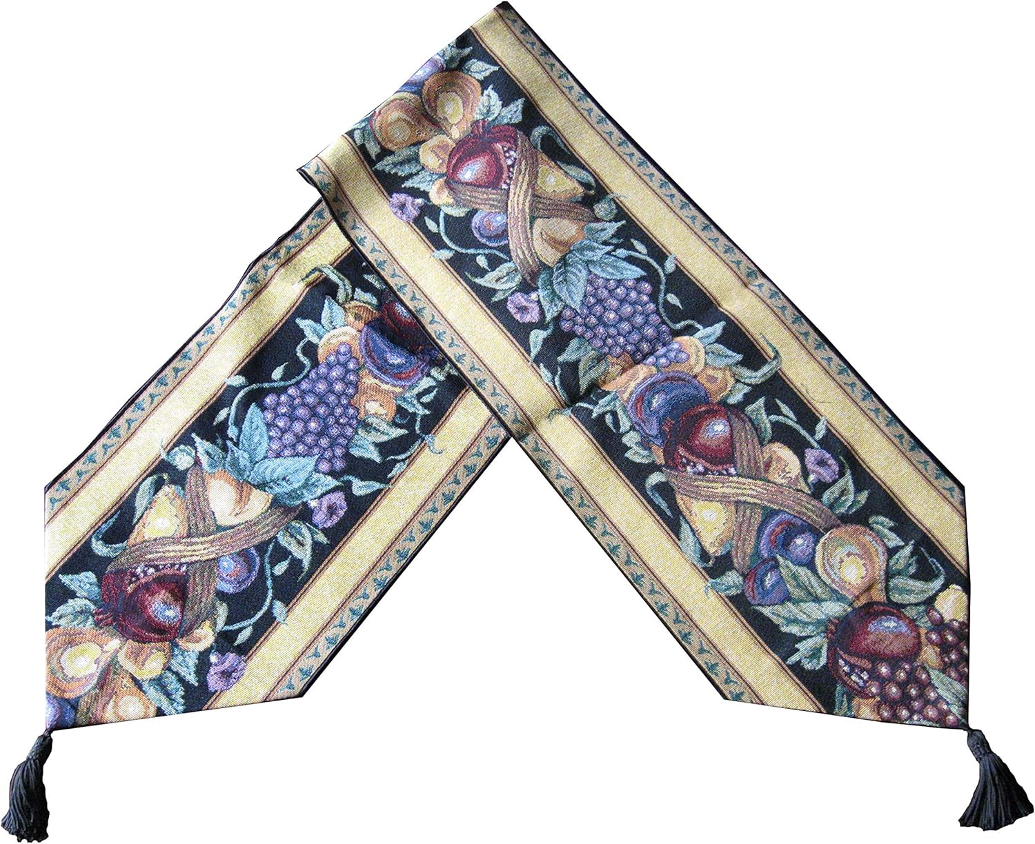 Amazon.com: Manual Table Runner, Old World Italy Woven Tapestry with ...