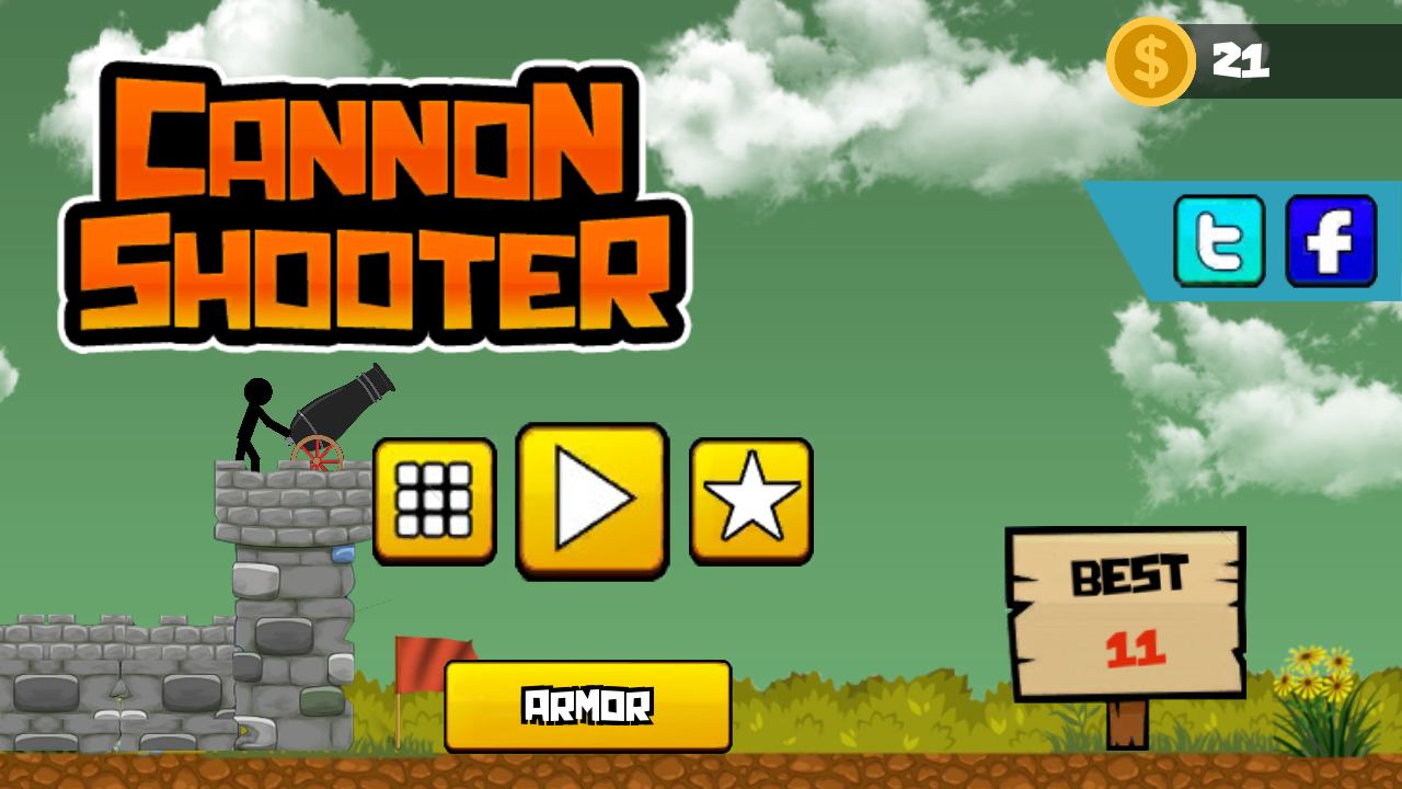 Stickman Cannon Shooter - App on Amazon Appstore