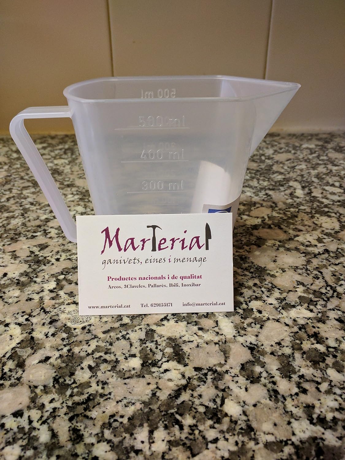 Lux 450365 0.5 Litre Measuring Jug with Scale (5 ml) Size Basic ...