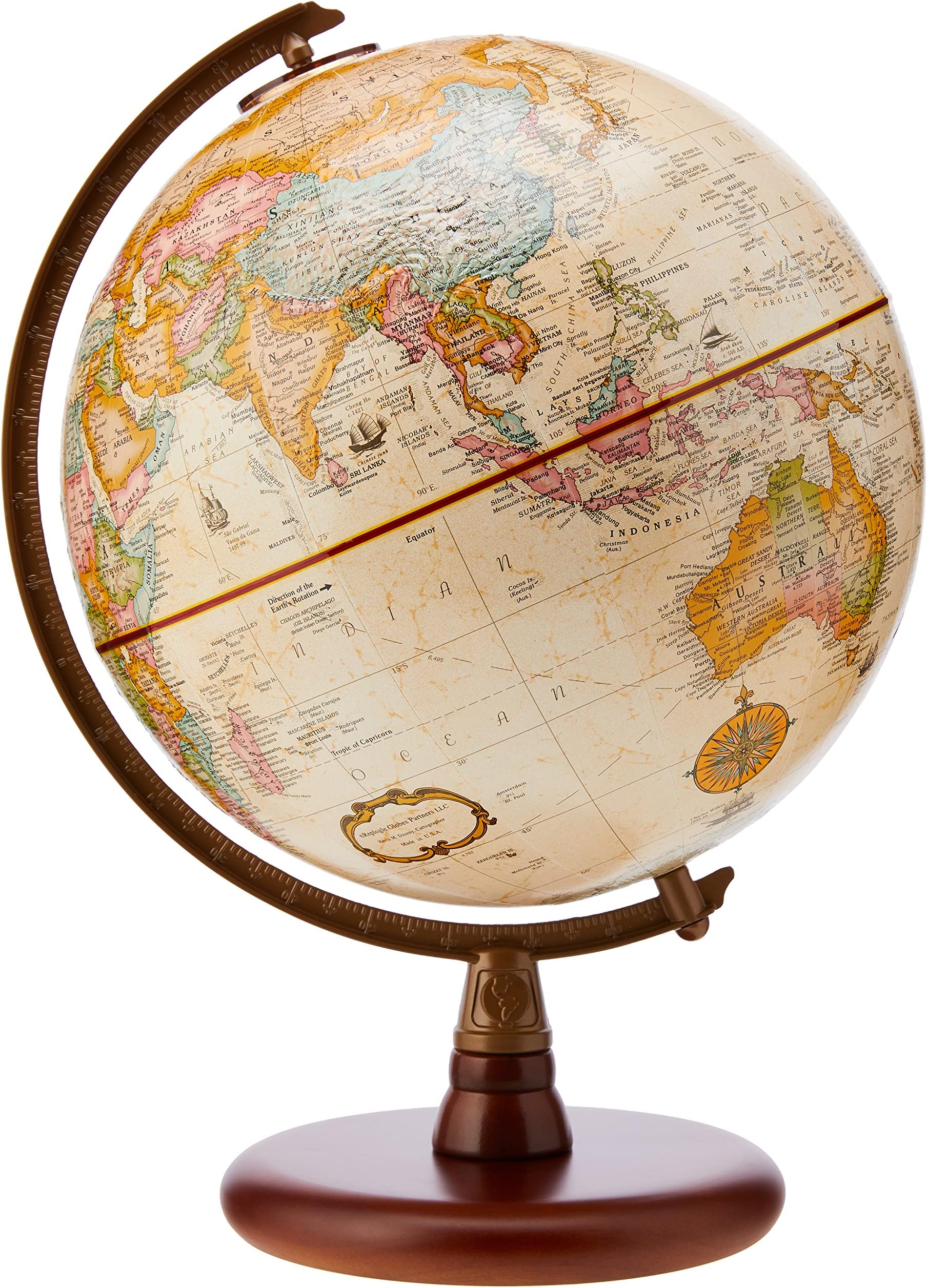 Amazon.com: Replogle Globes Garrison Globe, 16-Inch Diameter : Toys & Games
