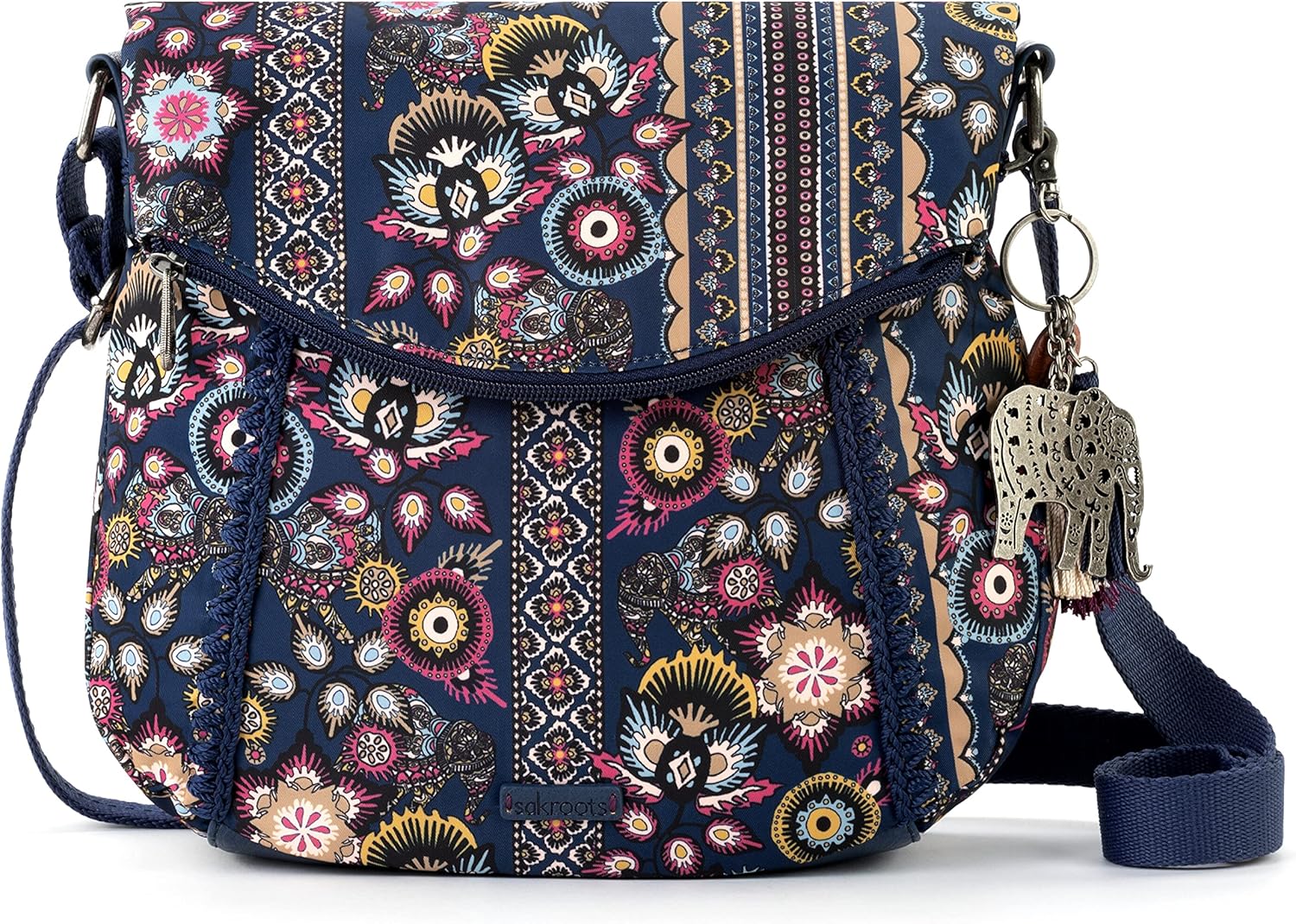 Sakroots Women's Foldover Bag in Eco-Twill, Multifunctional Purse with ...