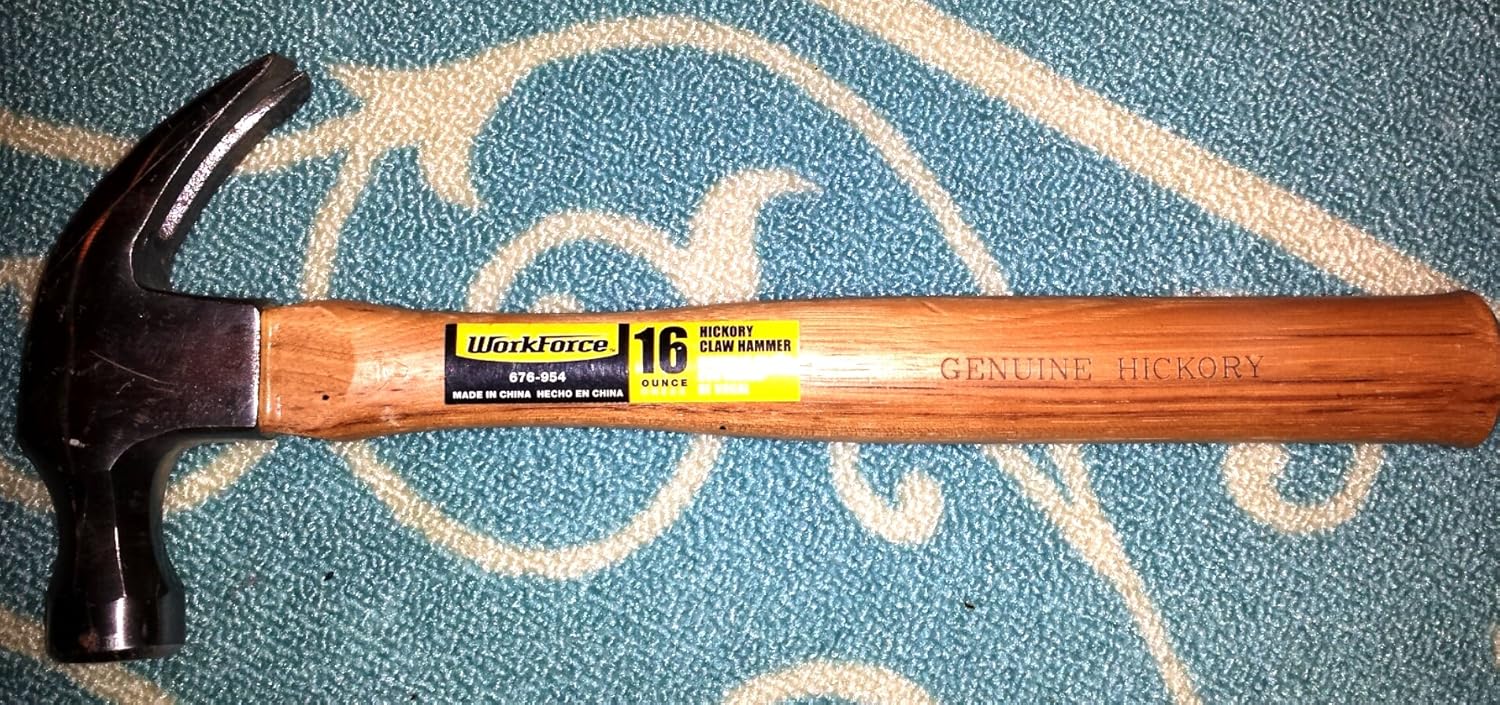 Workforce Hickory Claw Hammer 16oz - Amazon.com