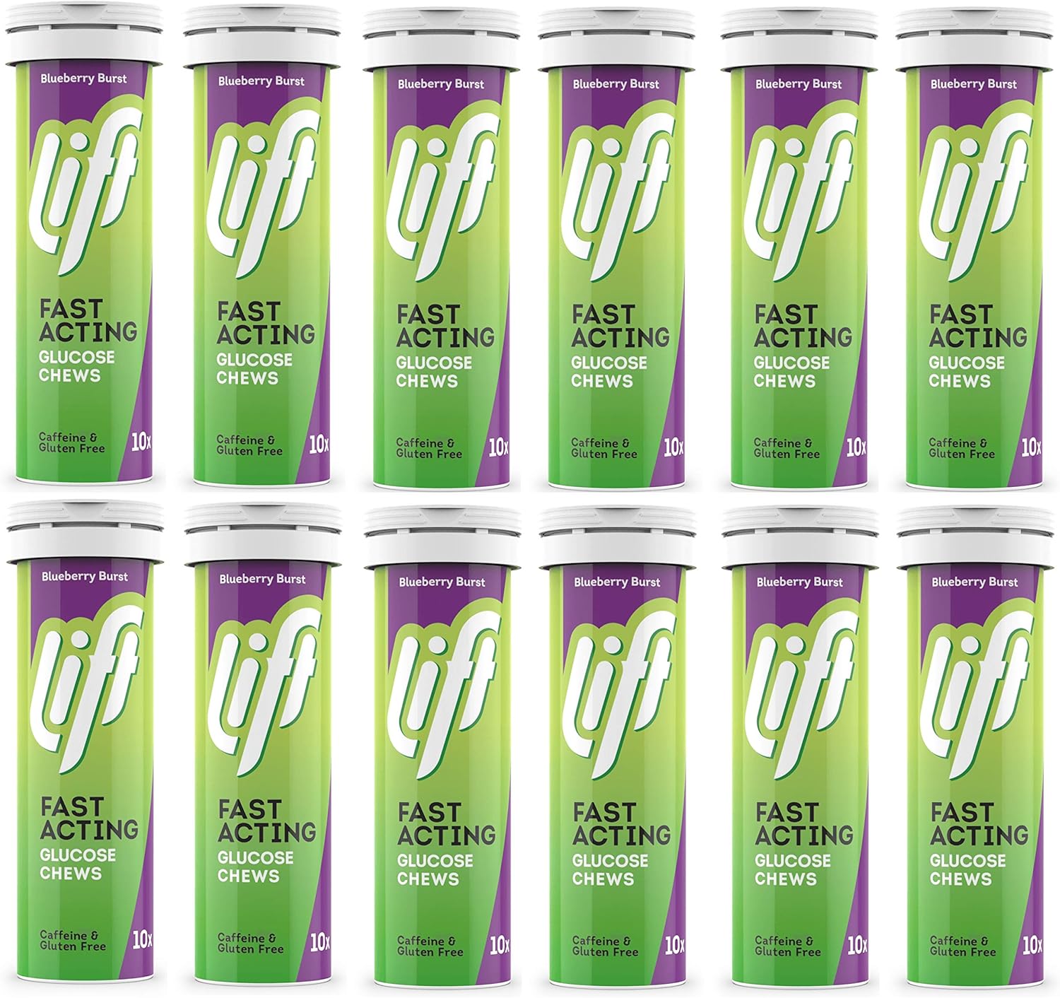 (12 PACK) - GlucoTabs - GlucoTabs blueberry 10's | 10's | 12 PACK ...