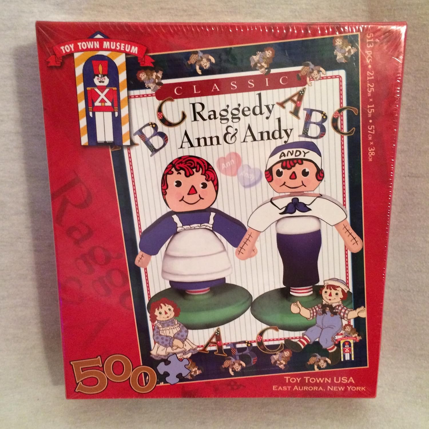 Amazon.com: RAGGEDY ANN & RAGGEDY ANDY Classic 500 Piece JIGSAW PUZZLE ...