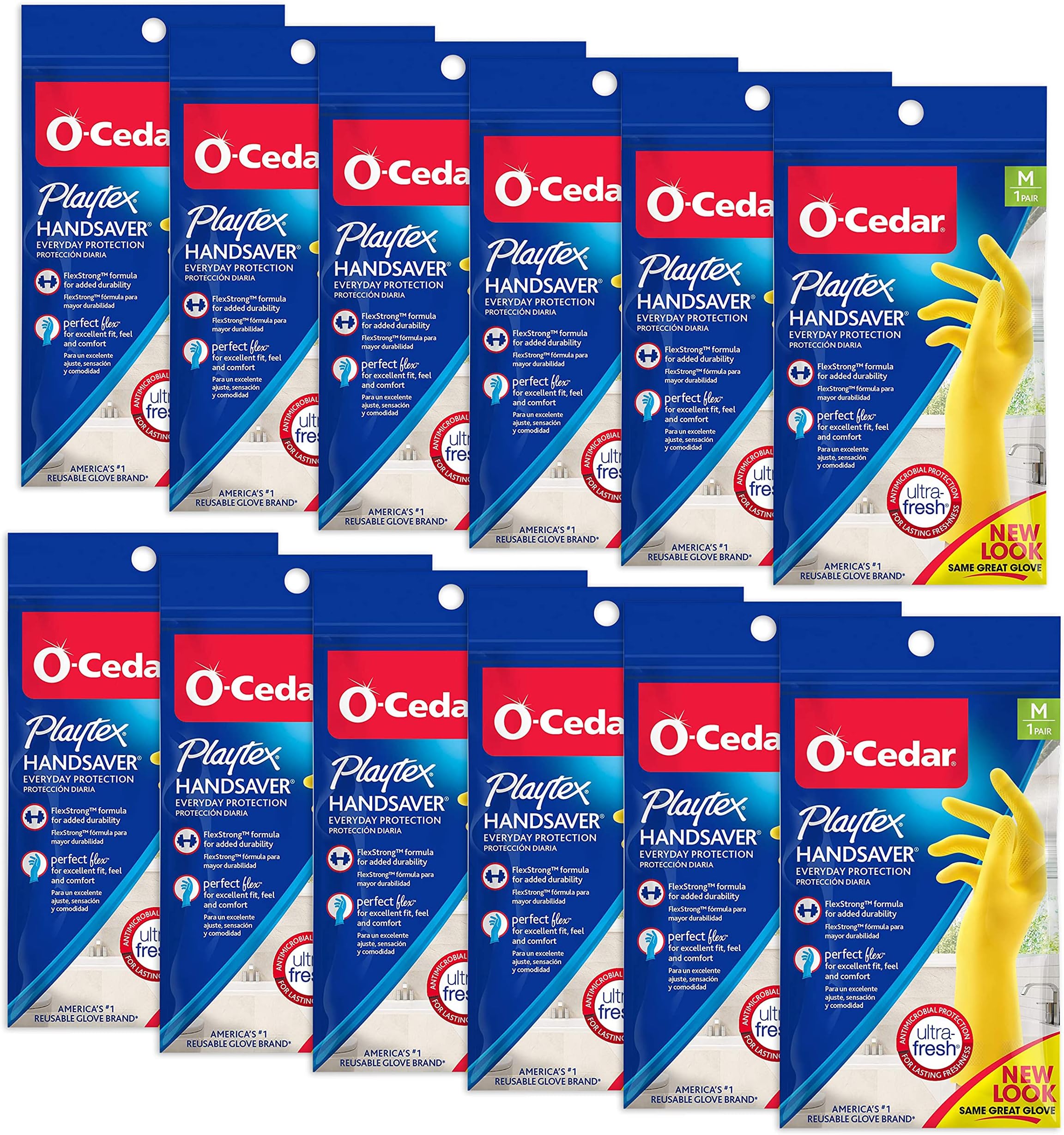 Amazon.com: PLAYTEX HandSaver Reuseable Rubber Cleaning Gloves (X-Large ...