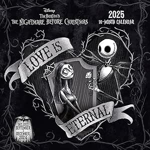 Calendario de folletos de The Nightmare Before Christmas 2025, 30 x 30 ...