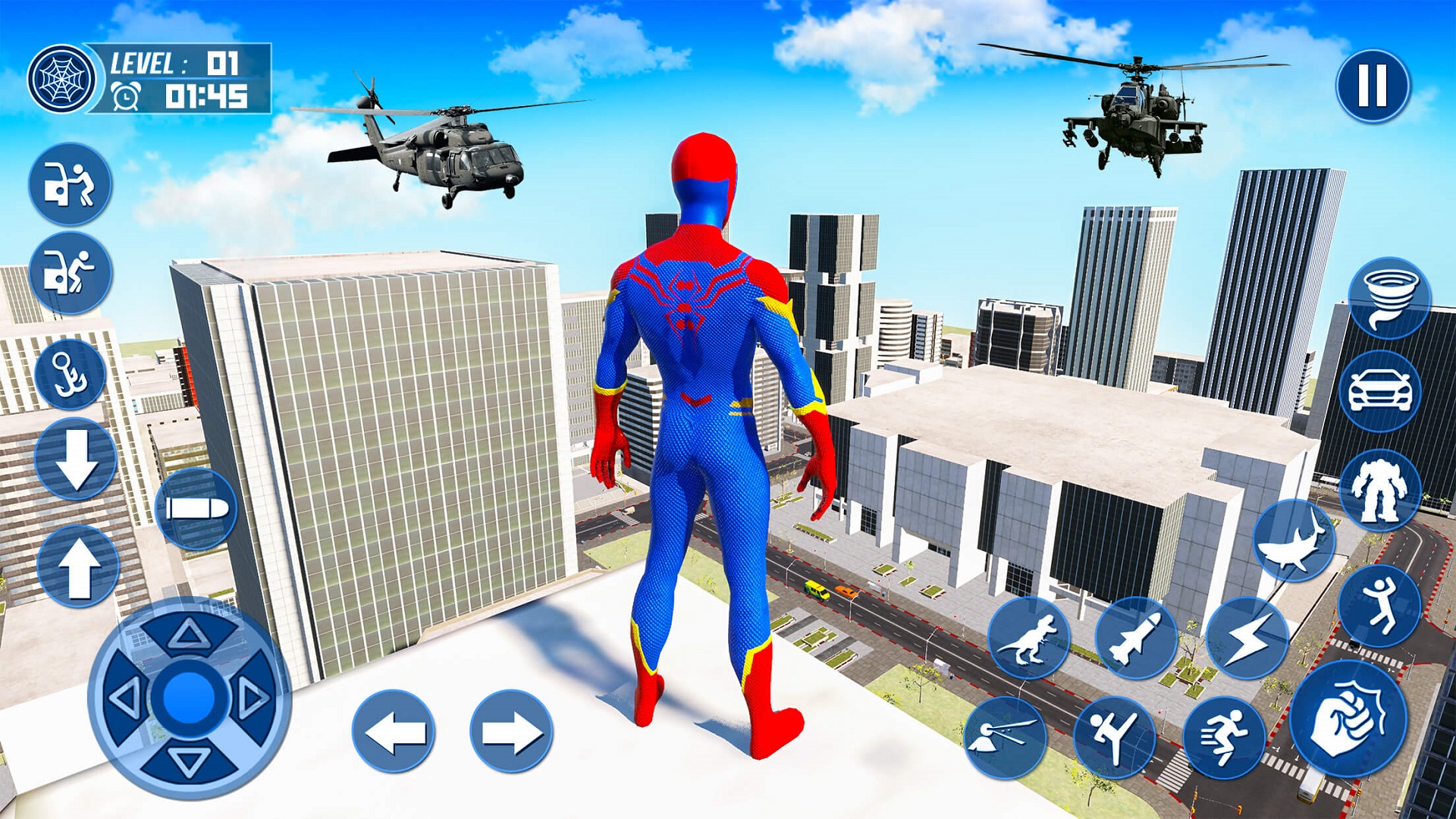 Superhero Flying Spider Hero (Kids Games) Amazing Web Rope Hero Games ...