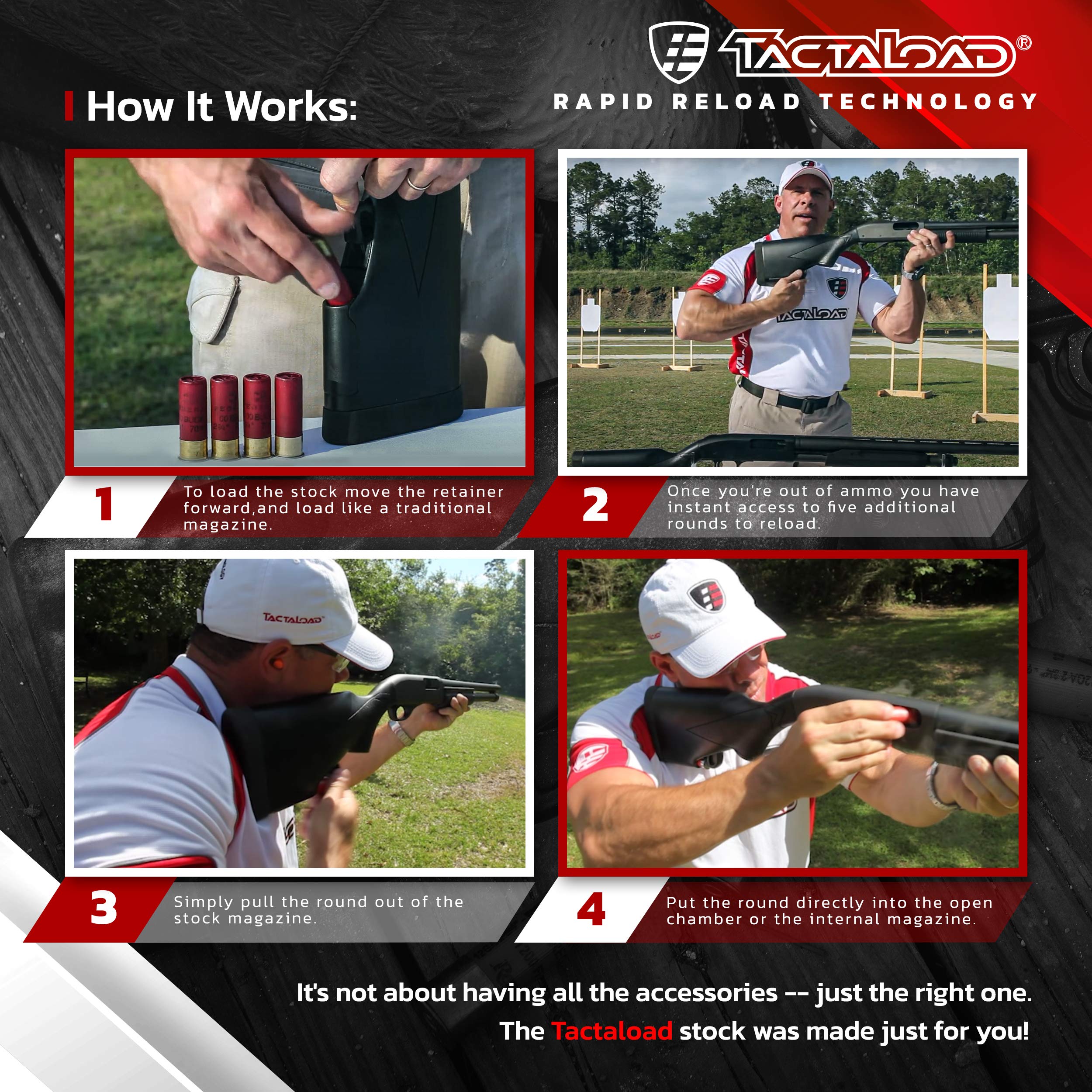 TACTALOAD Flash-5 Stock with...B08P7PRDBM | Encarguelo.com