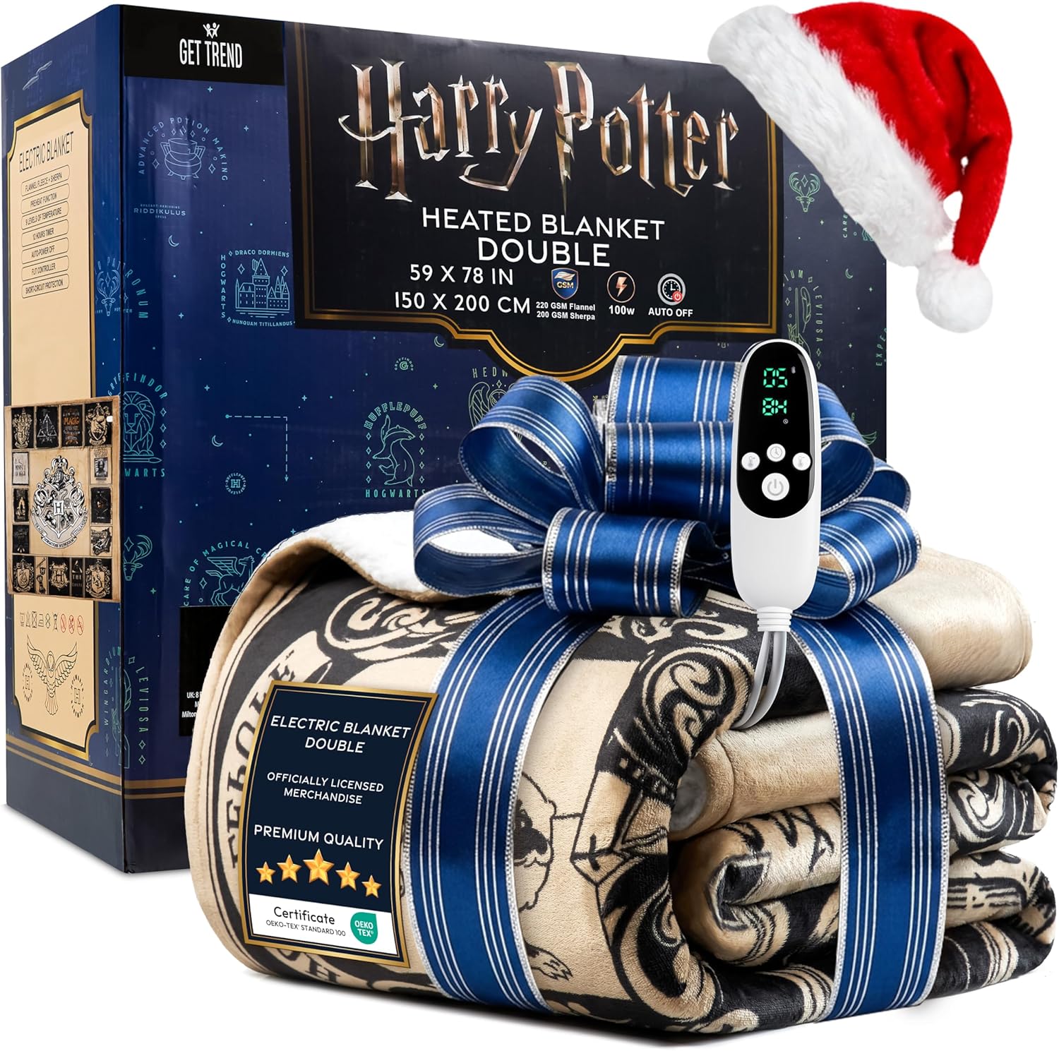 Get Trend Harry Potter Electric Blanket 150x200cm, Double Size Soft ...
