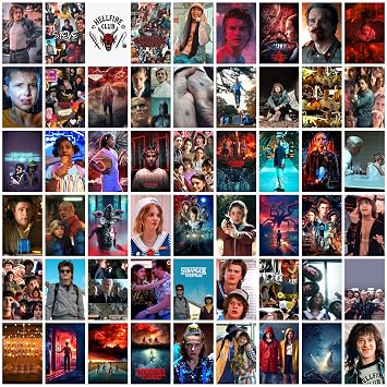 Stranger Things Posters Set of 54 | 4x6 Inch Mini Wall Art Prints ...