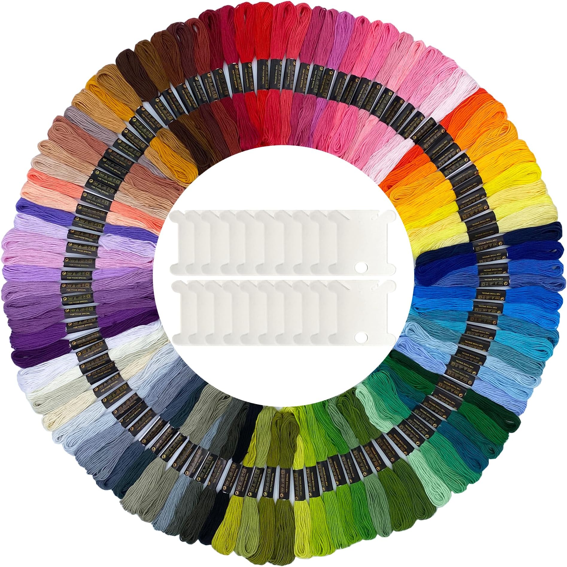 Amazon.com: 122 skeins Embroidery Floss - embroidery thread ...
