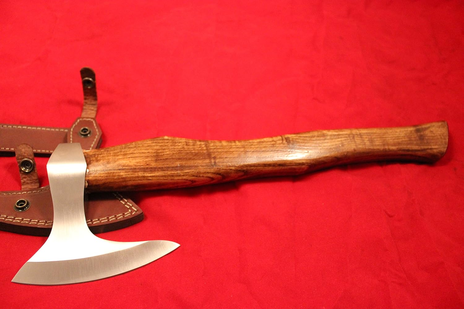 Hand Forged Tactical Hatchet Tool Viking Bearded Combat Hawk WAR ...