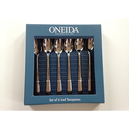 Amazon.com: Oneida Nocha Tall Iced Teaspoons (Set of 6) : Home & Kitchen