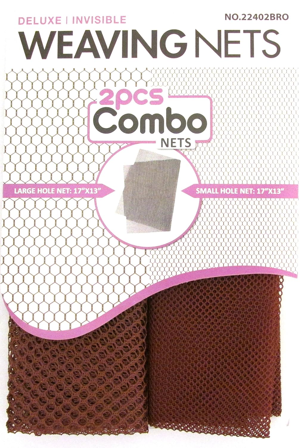 Amazon.com : Magic 2 pcs Combo Weaving Nets #22402 Brown 2 pack, deluxe ...