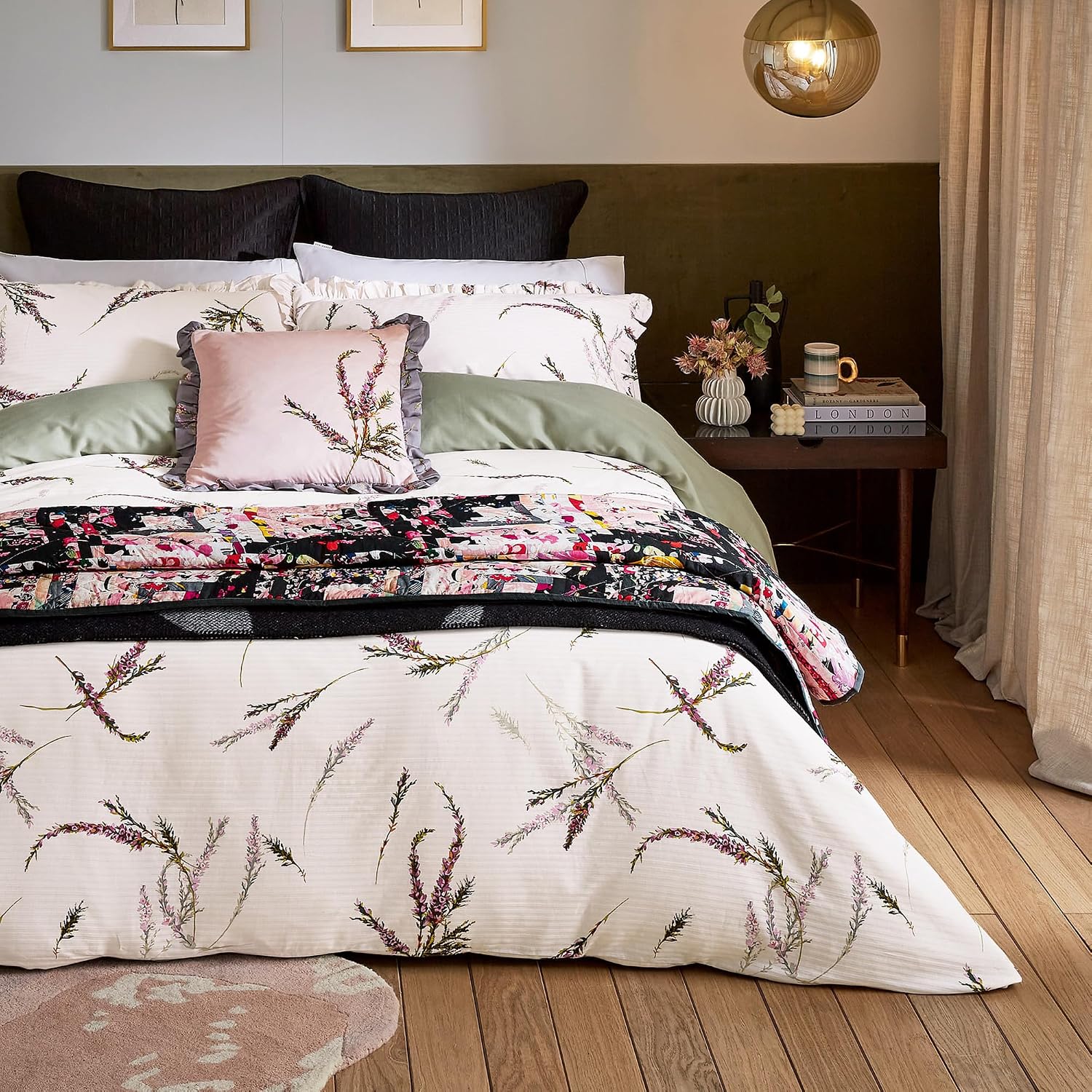 Amazon.com: Ted Baker King Comforter Set - 3 Piece Cotton Sateen Luxury ...