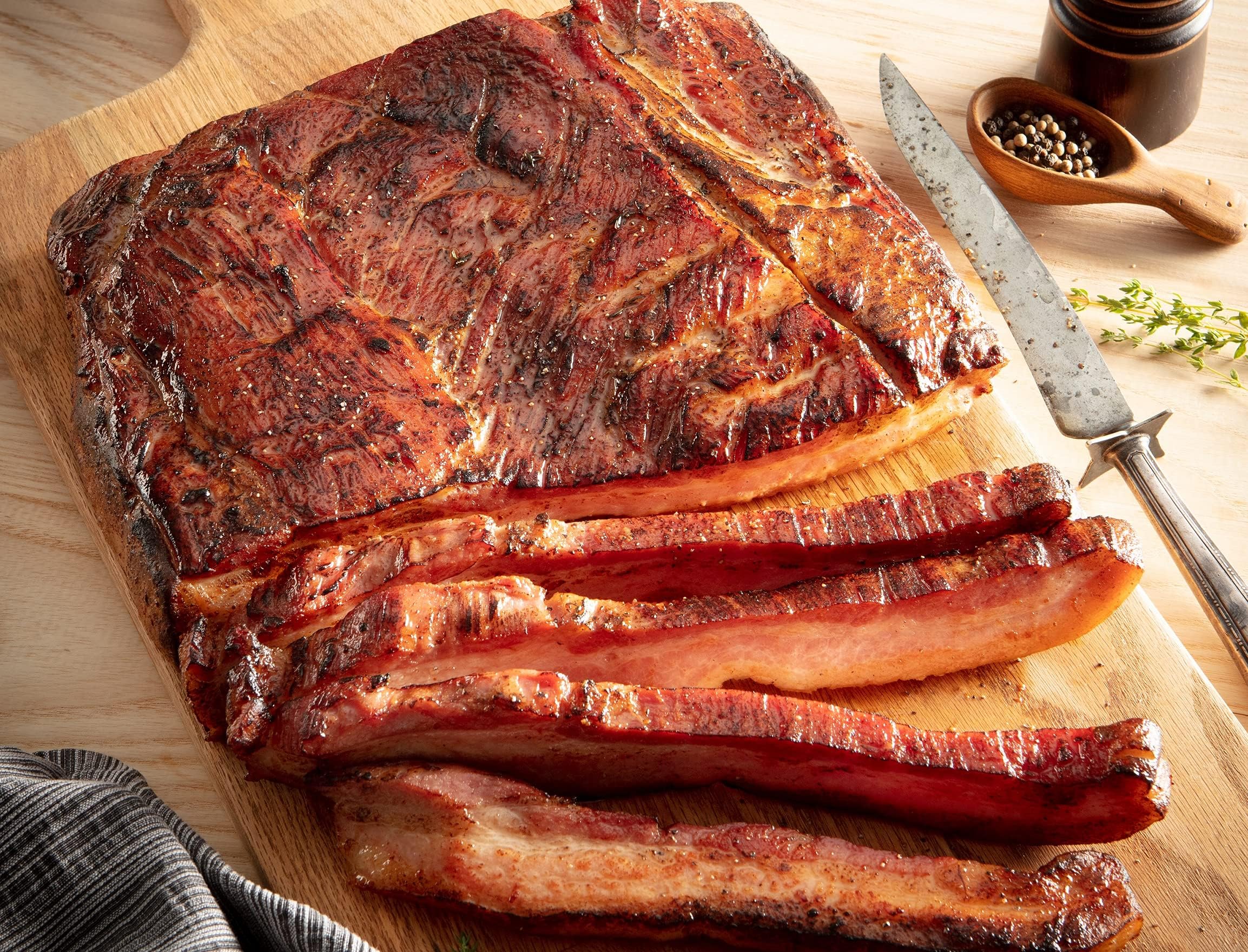 Amazon.com: Burgers' Smokehouse Half Original Hickory Smoked Bacon ...