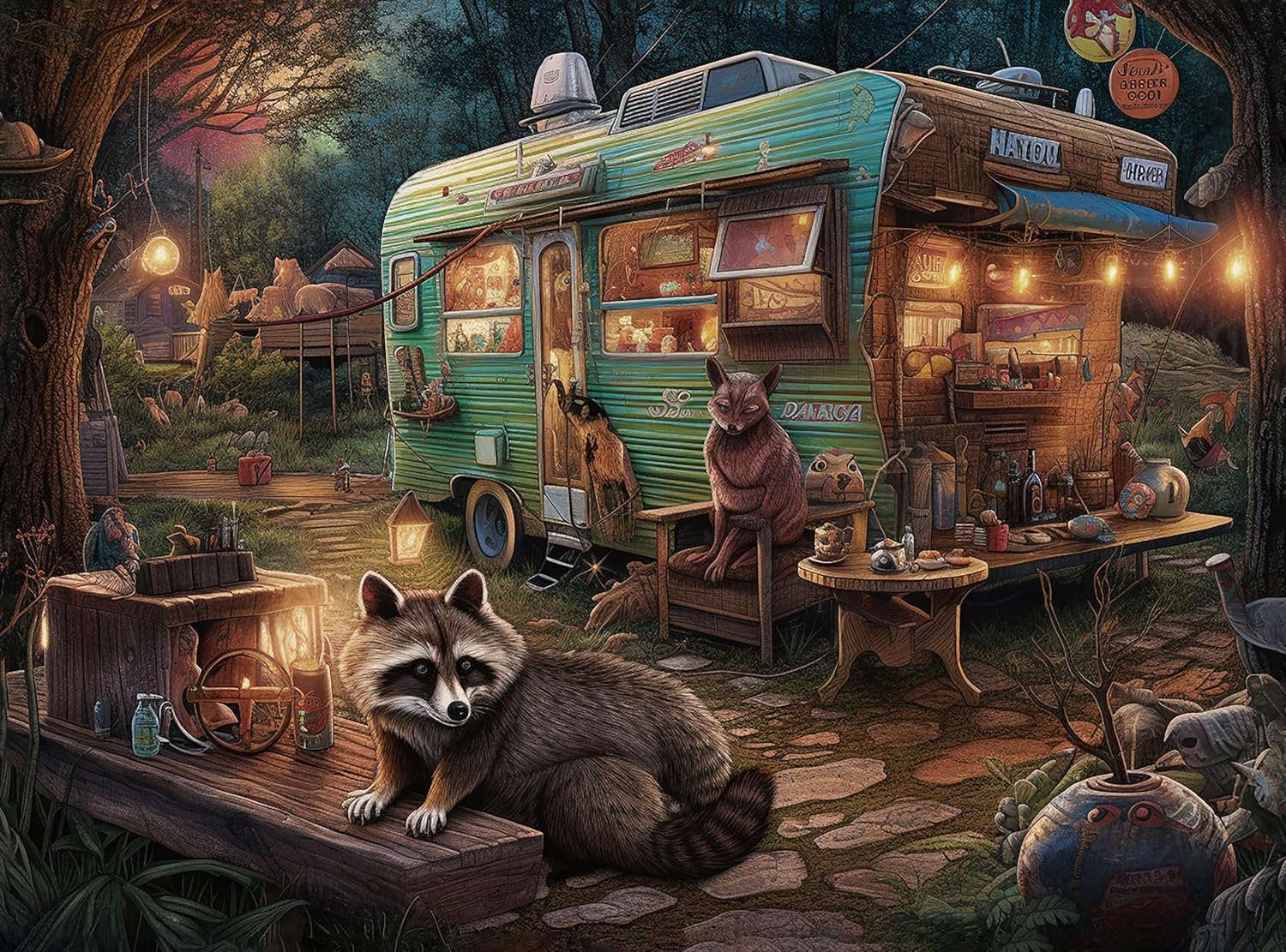 Amazon.com: 1000 Pieces Jigsaw Puzzles for Adults - Difficult Puzzles ...