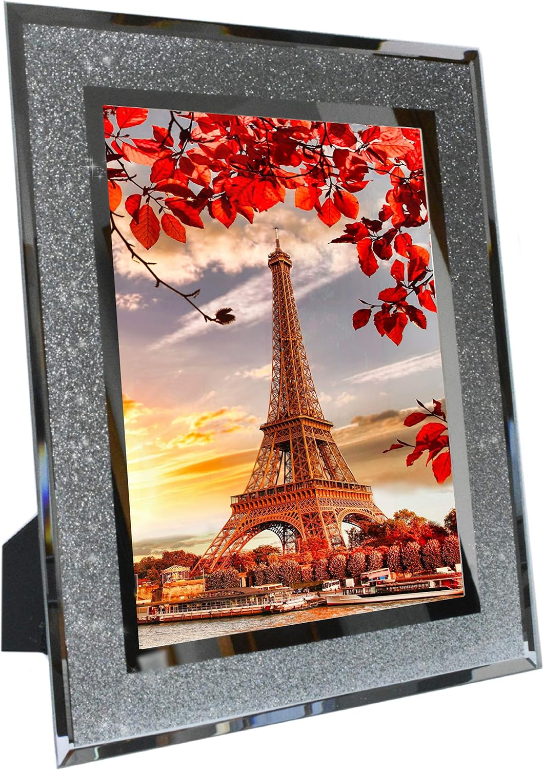 Amazon.com - Shiny Picture Frame 6x8 Photo Holder with Sparkling ...