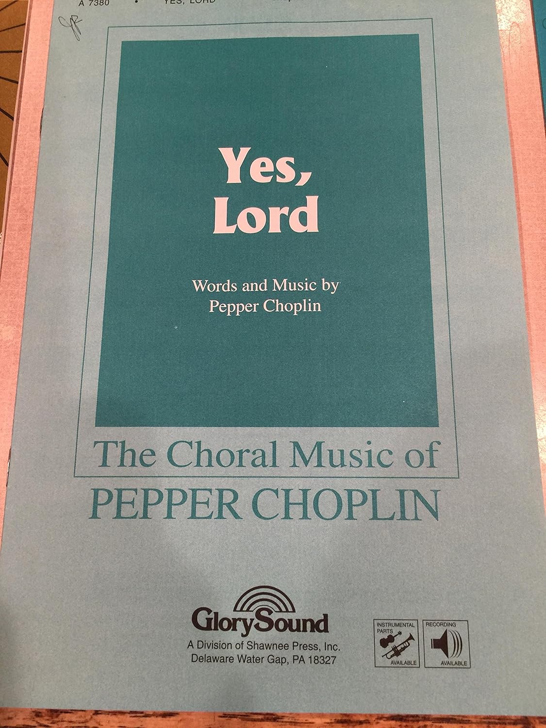Yes, Lord (SATB voices, accompanied): Pepper Choplin: Amazon.com: Books