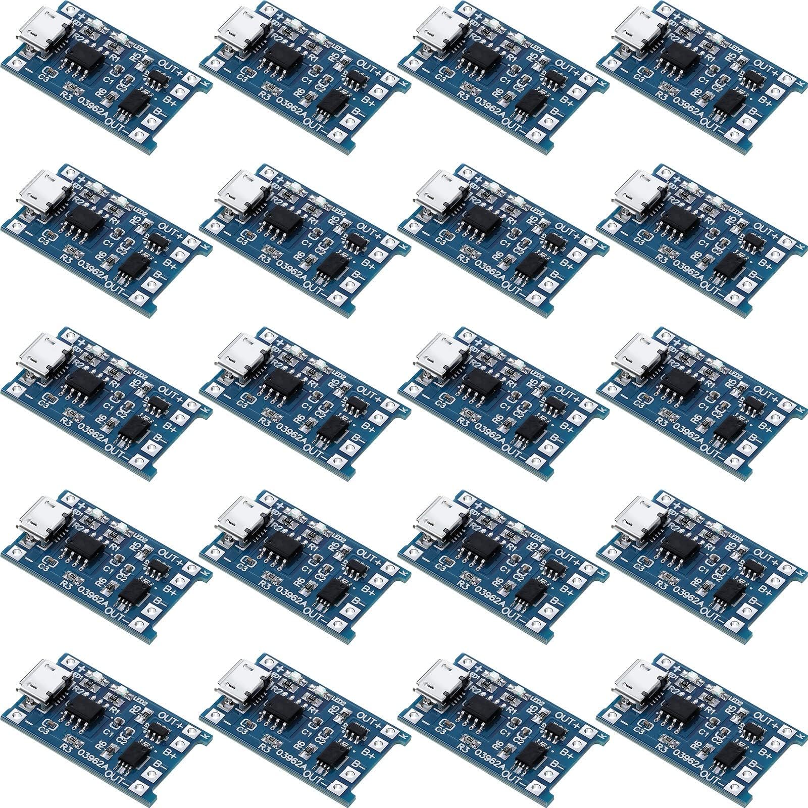 Amazon.com: Mudder 20 Pieces Charging Module Battery Charging Board ...