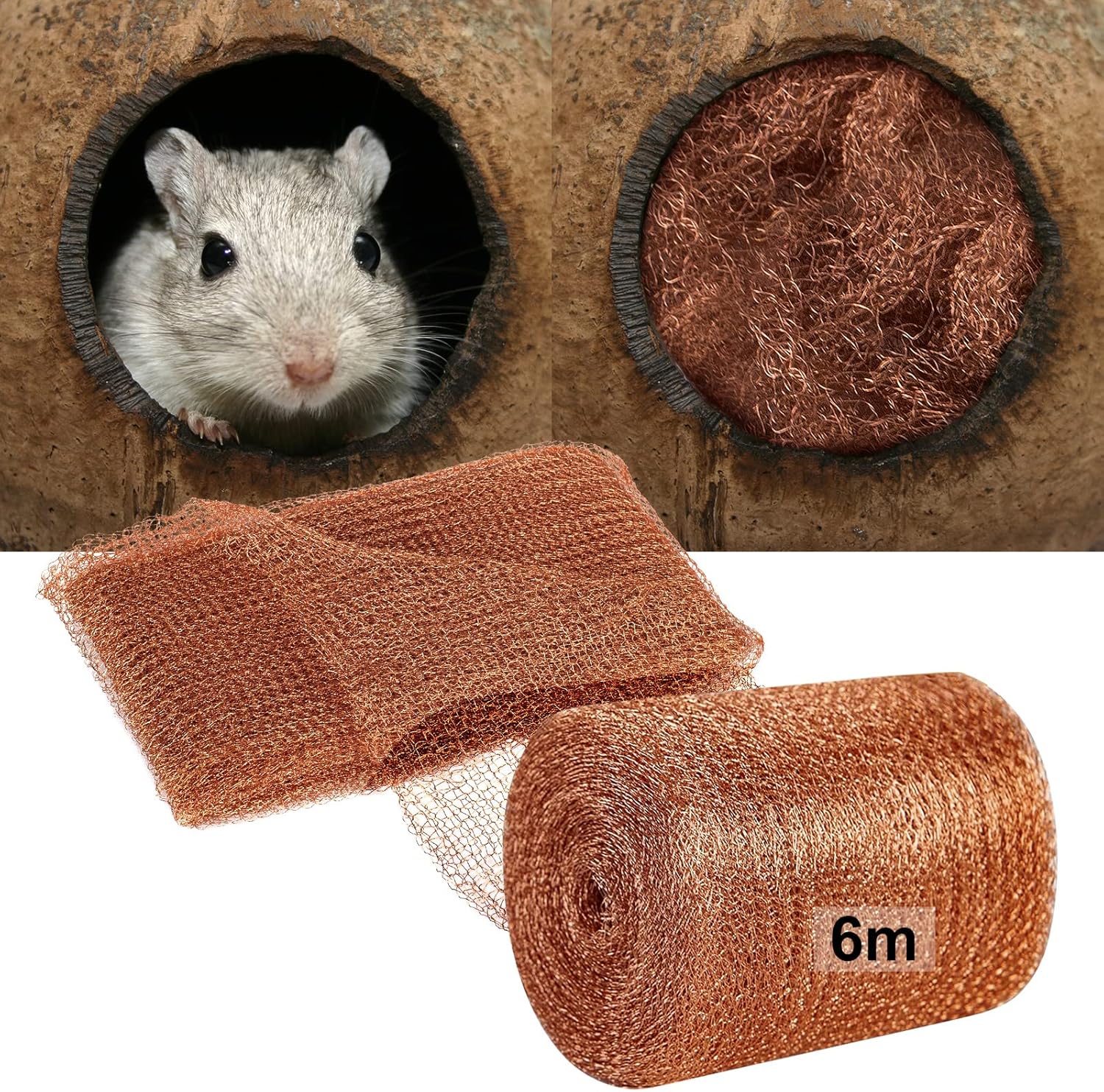 6 Meters Copper Mesh Rodent Mesh DIY Mouse Mesh Wire Mesh Rat Mesh ...