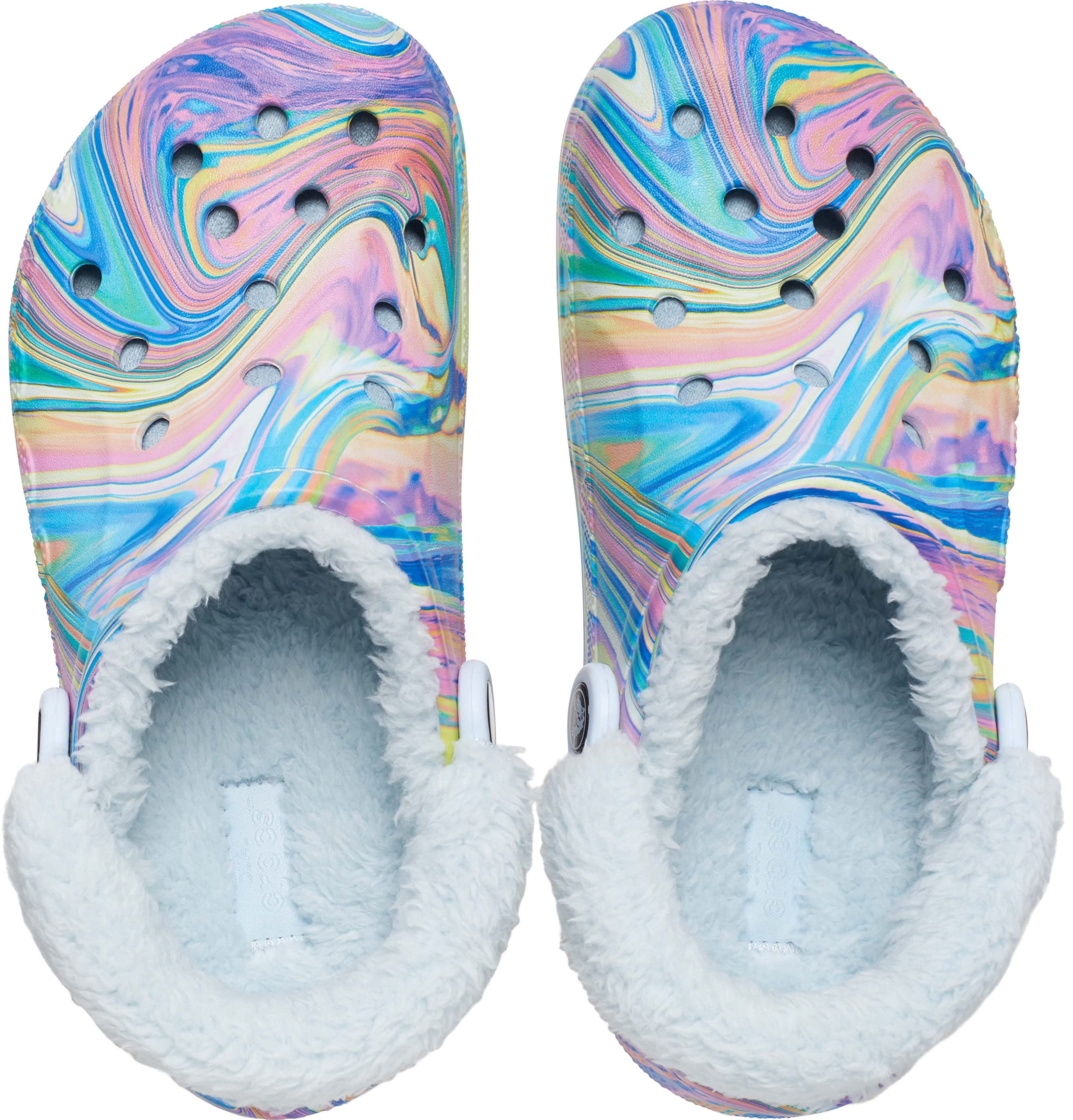 Snapklik.com : Crocs Unisex-Adult Baya Lined Fuzz Strap Clogs