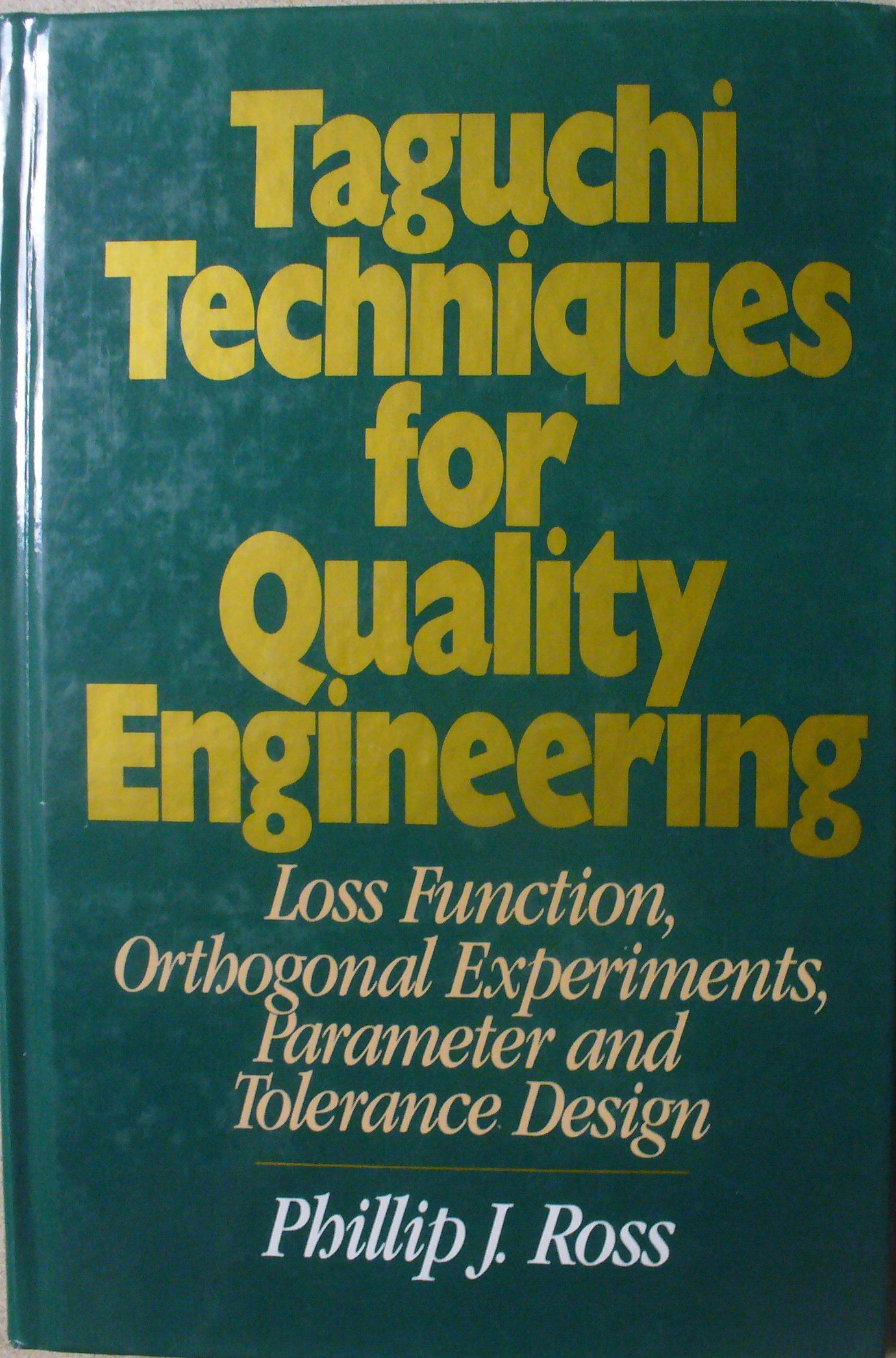 Amazon.com: Taguchi Techniques for Quality Engineering: Loss Function ...