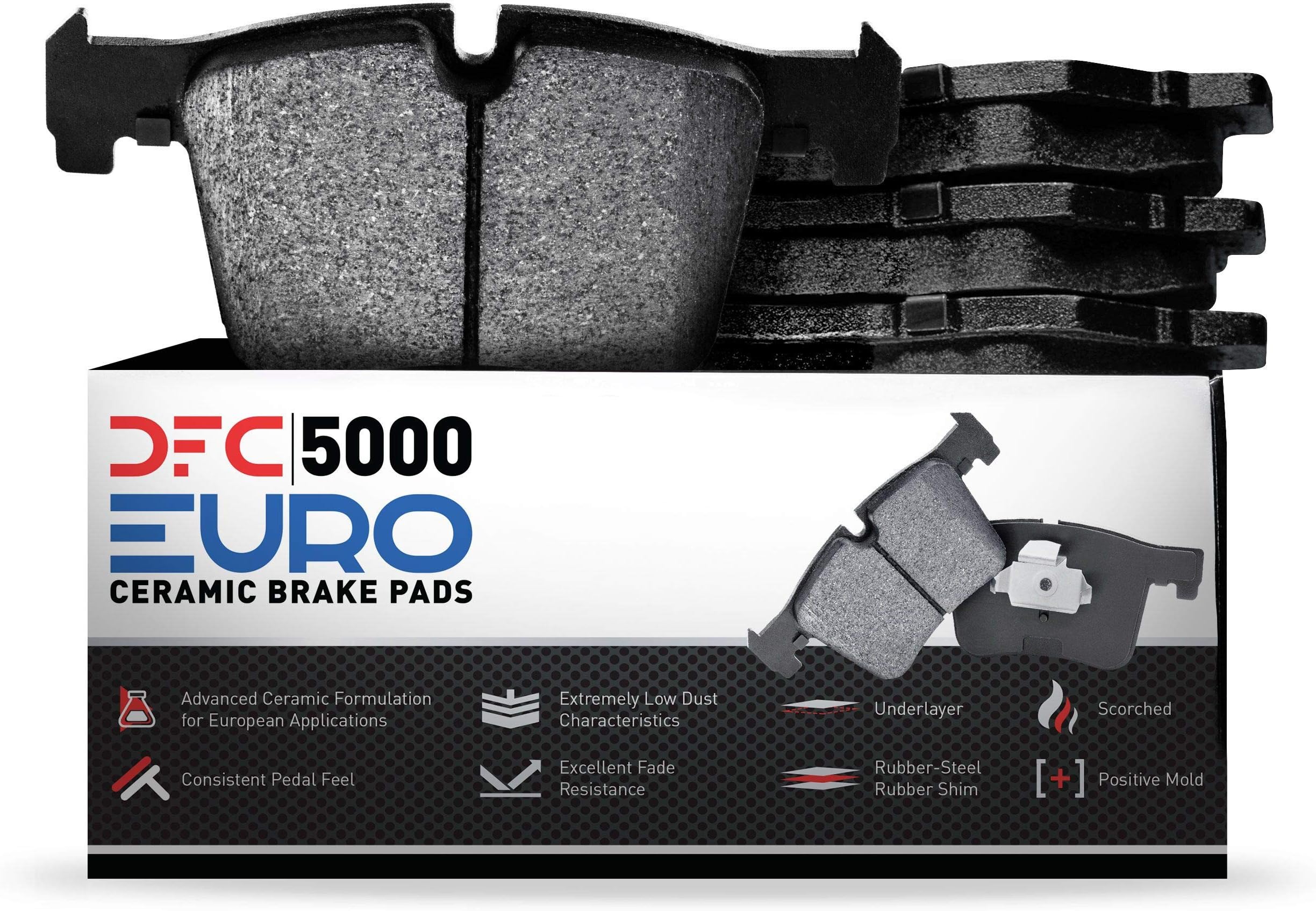 Amazon.com: Dynamic Friction Company 5000 Advanced Brake Pads - Ceramic ...