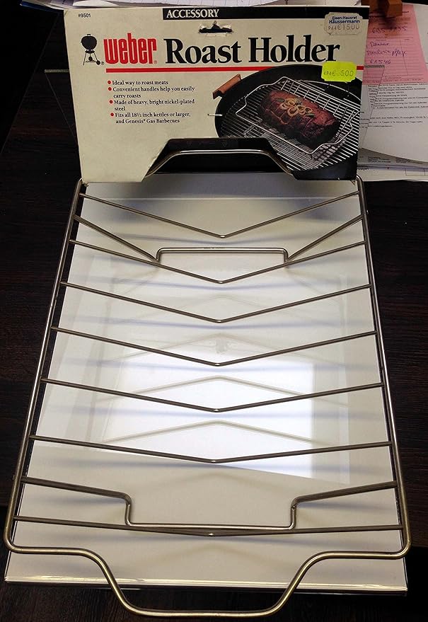 Amazon.com : Weber 9501 Roast Holder : Grill Racks : Patio, Lawn & Garden