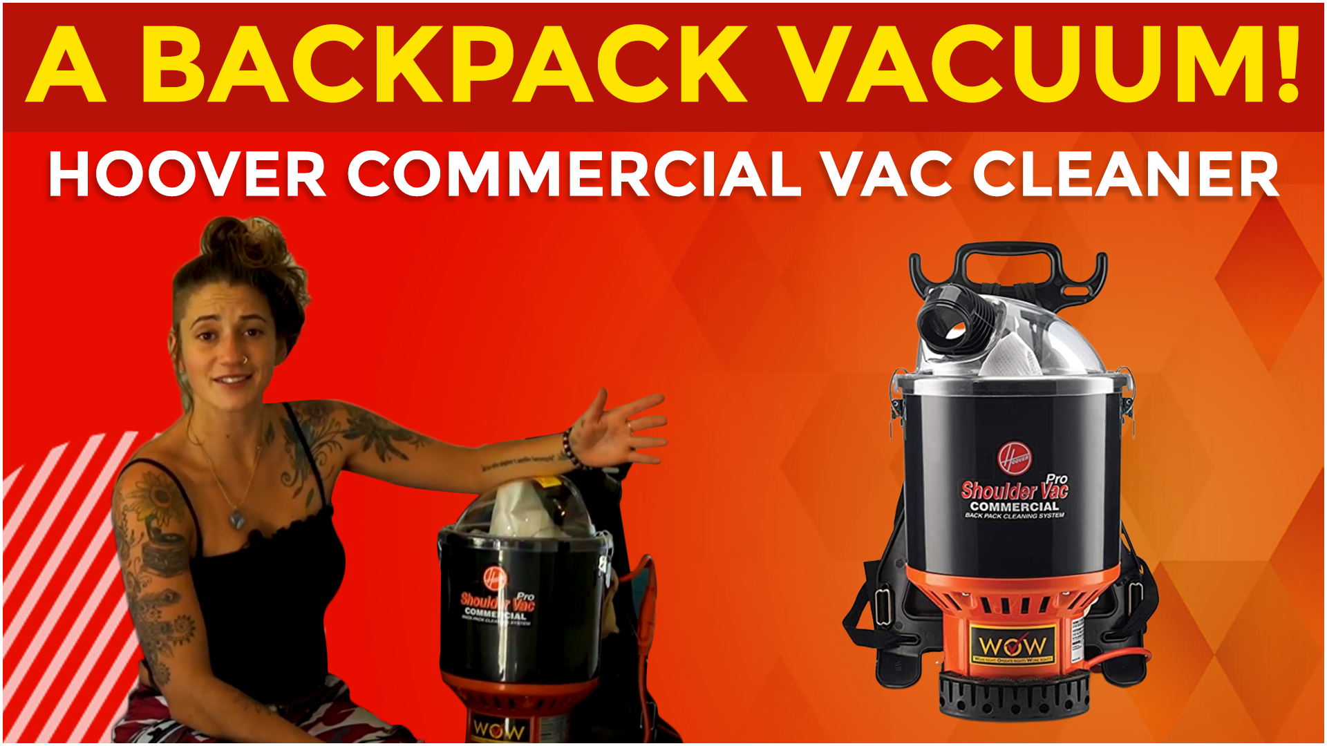 Watch Hoover commercial vacuum cleaner - How to use & Review on Amazon Live