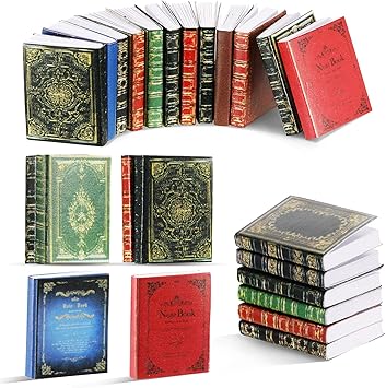 Amazon.com: 30 Pieces 1:12 Scale Miniatures Dollhouse Books Assorted ...