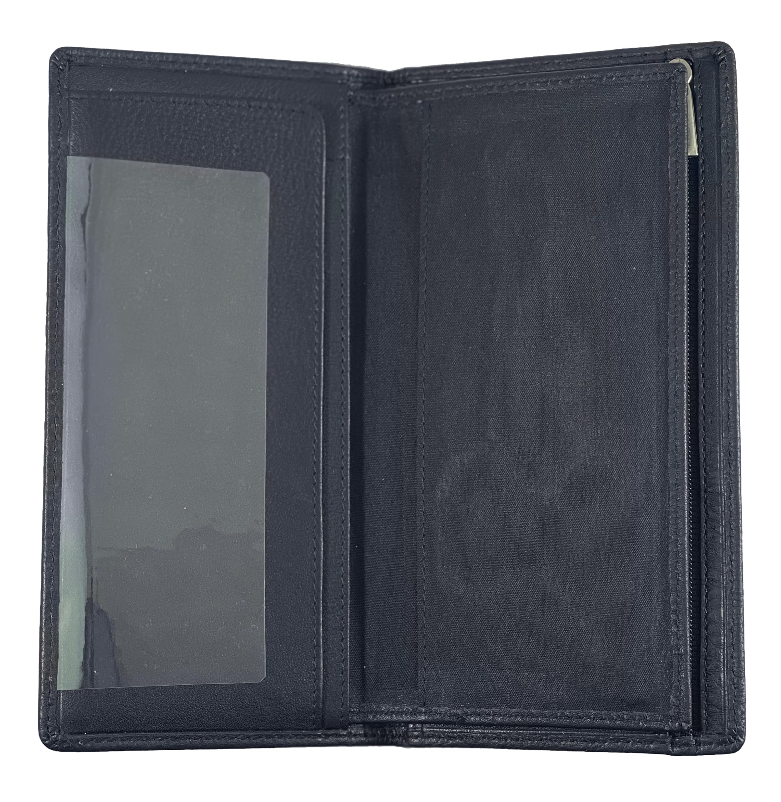 Amazon.com: Genuine Leather Checkbook Cover Wallet Organizer with ...