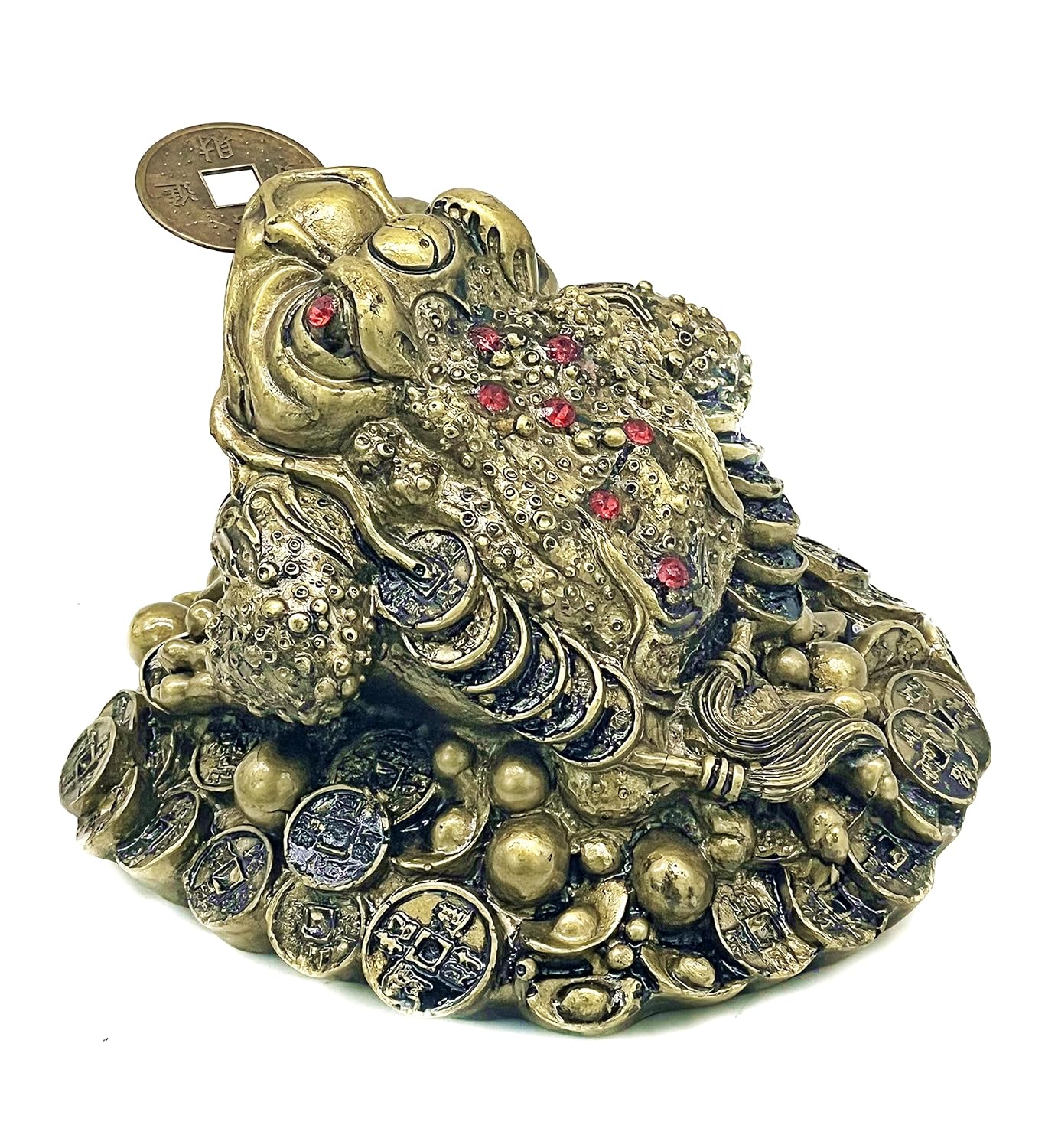 Three Legged Toad Money Frog Statue Figurine by Three Legged Money Frog ...