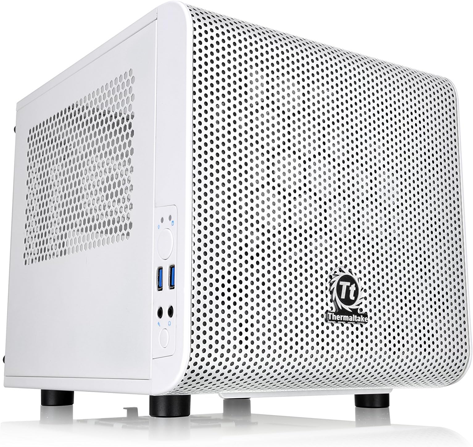 Amazon.com: JONSBO C6-ITX White Mini ITX Handled Mesh PC Case, Simple ...