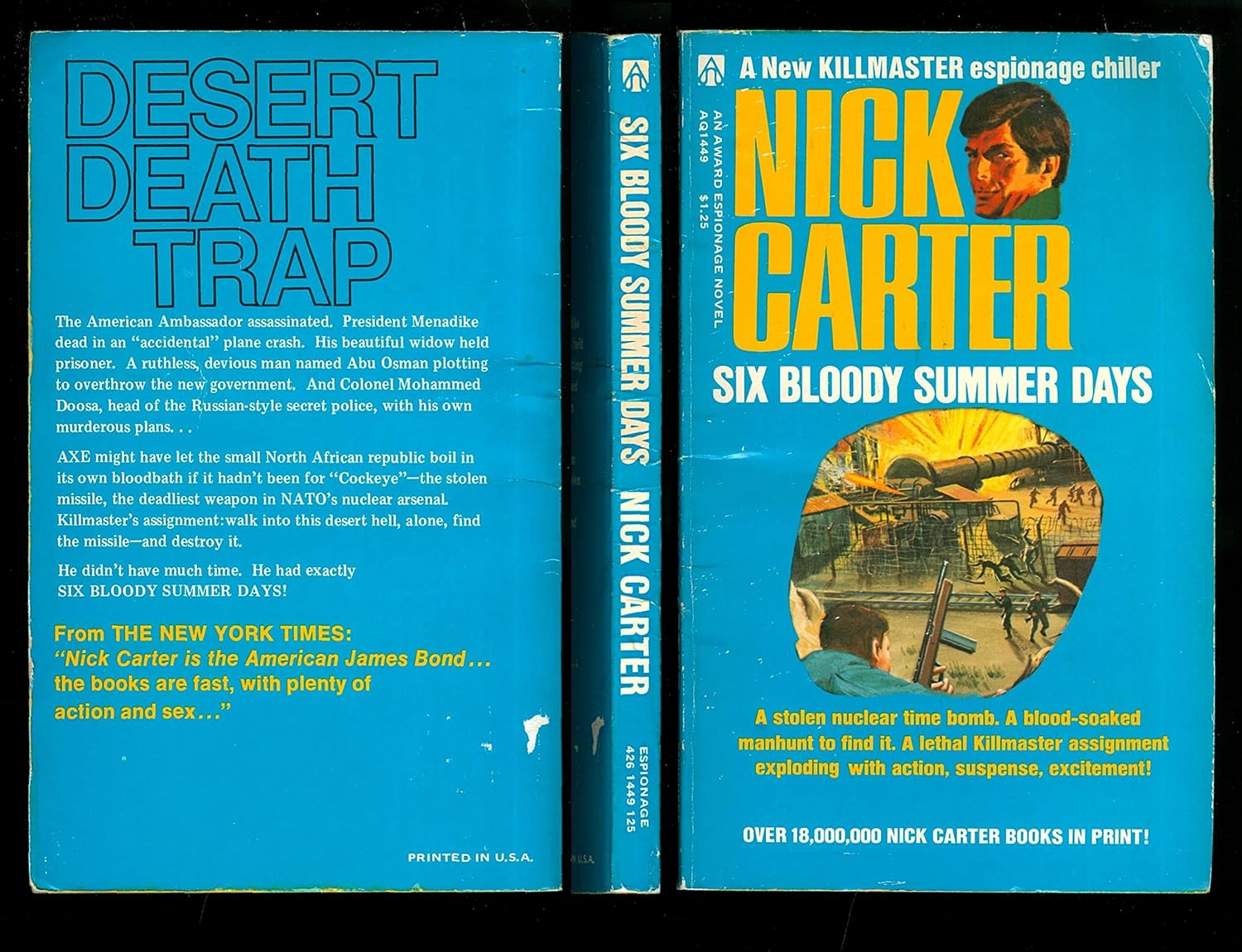 Six bloody summer days: A Killmaster spy chiller (Nick Carter ...