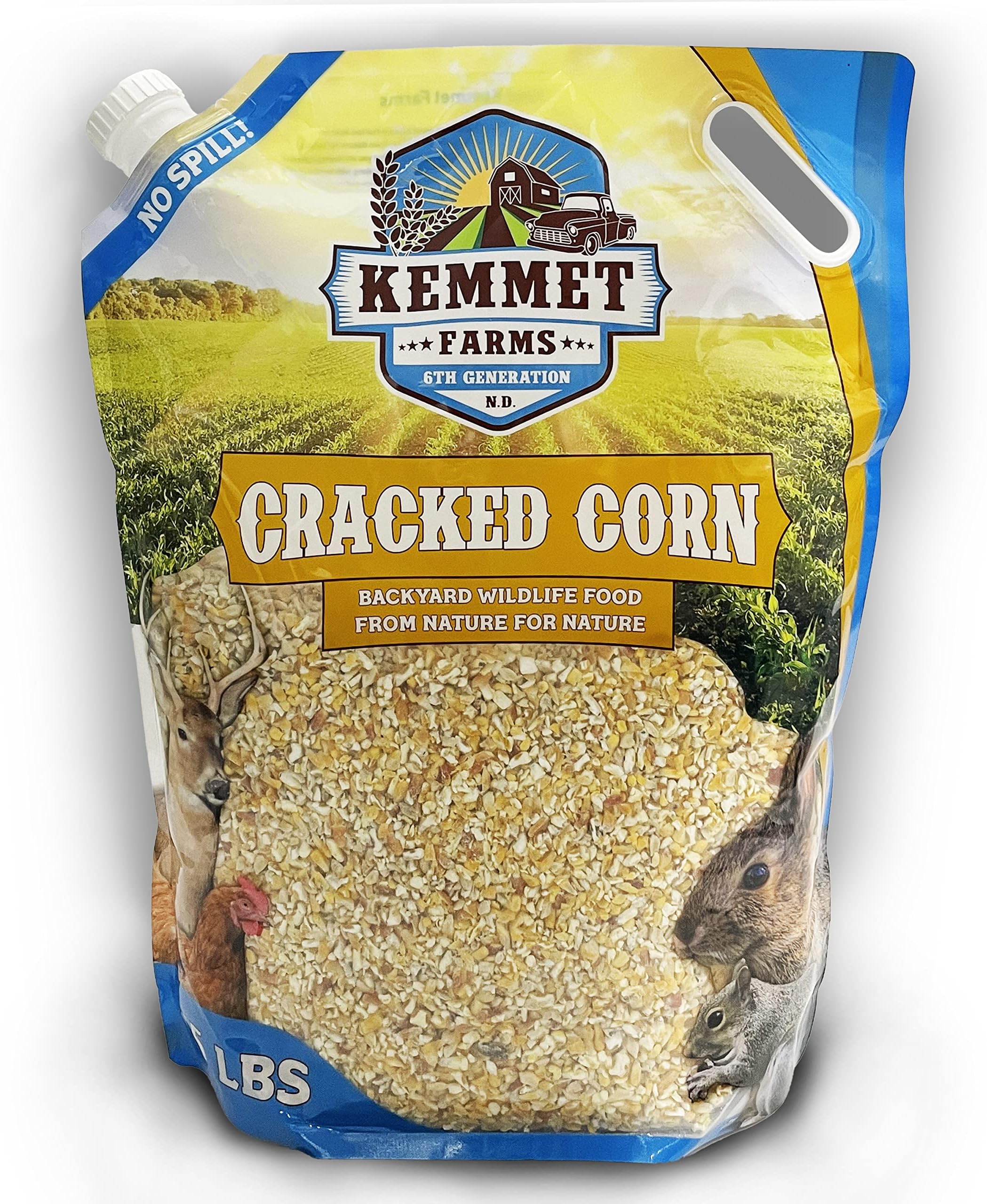Amazon.com: Executive Deals Cracked Corn Feed for Birds, Squirrels ...