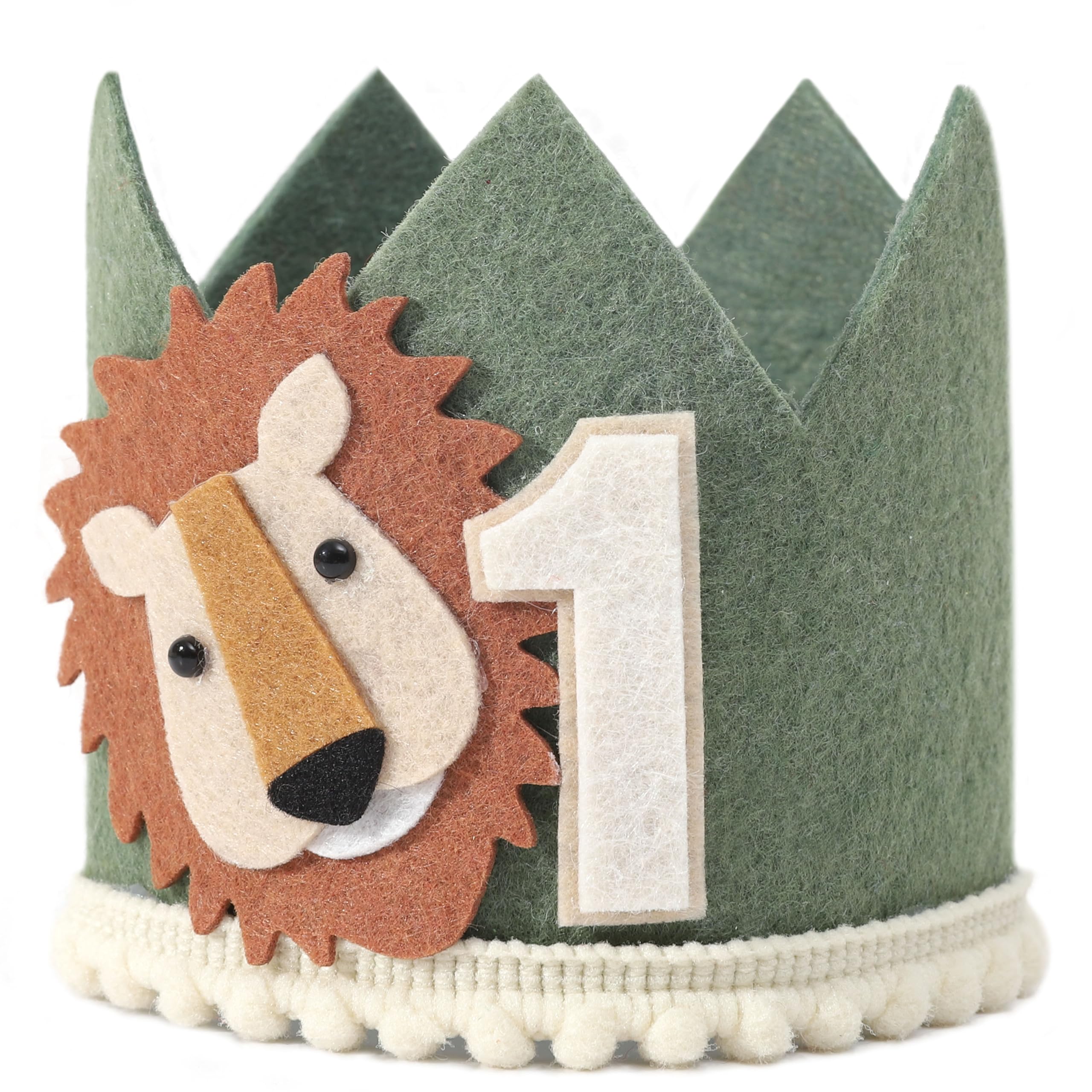 Amazon.com: Wild One Birthday Crown - Forest Party Decorations, Boy ...