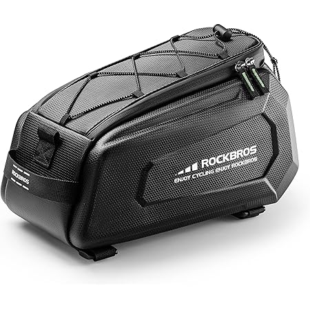 Amazon.com: KEMIMOTO Bike Bag Rear Rack Bag Bicycle Trunk Bag, PVC ...